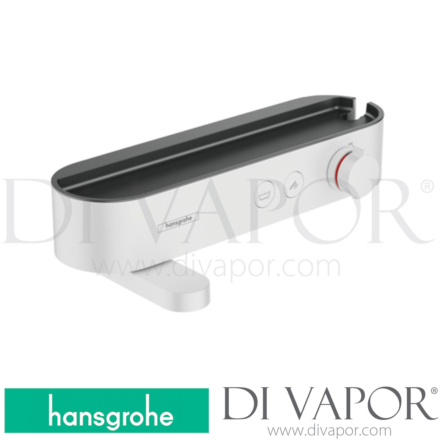 Hansgrohe 24340707 ShowerTablet Select Bath Thermostat 400 for Exposed ...