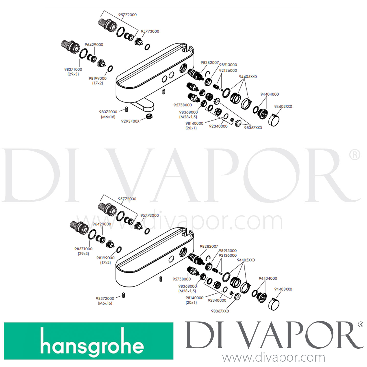 Hansgrohe 24360677 ShowerTablet Select Shower Thermostat 400 for ...