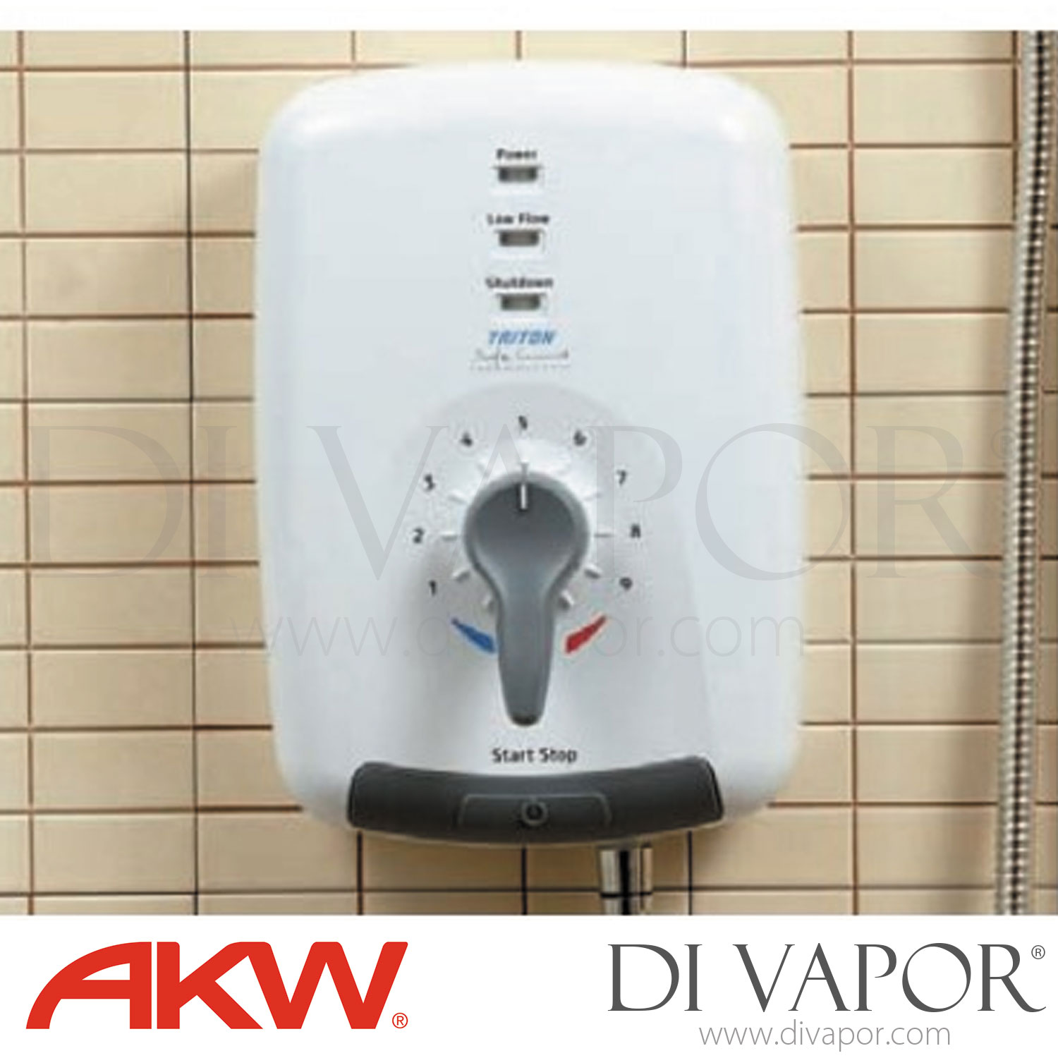 Akw 25300 Triton Safeguard T 100 Care Thermostatic Electric Shower
