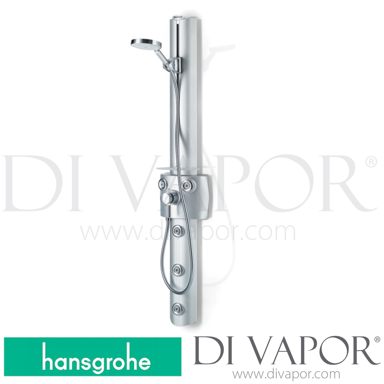 Hansgrohe 26344000 Pharo Shower Panel Comfort Plus M 20, Wall/Corner ...