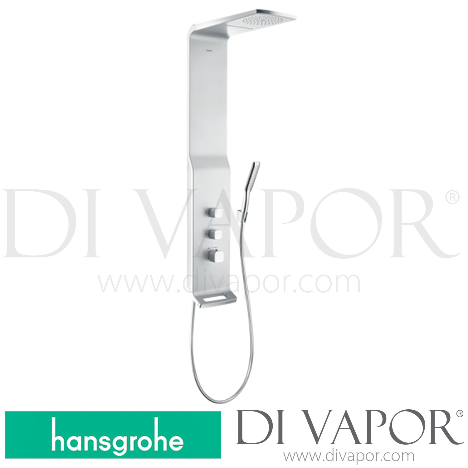 Hansgrohe 27008000 Raindance Shower Panel Lift 180 2Jet for Exposed ...