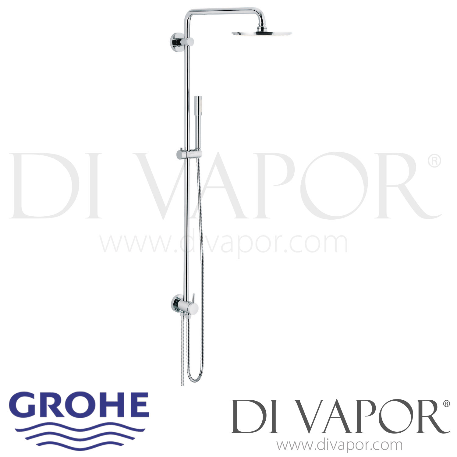 Grohe Rainshower System 210 Shower System with Diverter - 2007 to 2019 ...