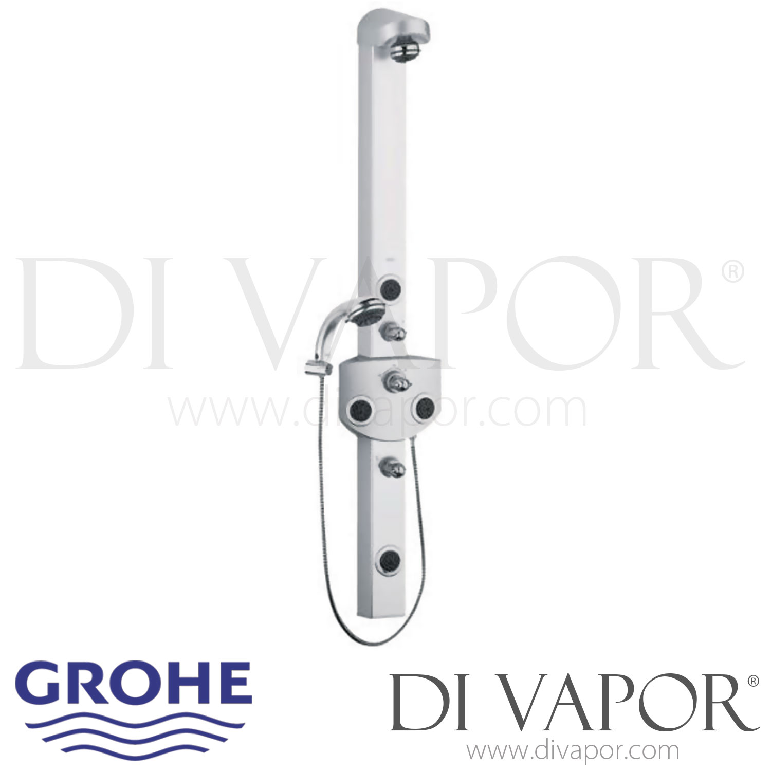 Grohe 27203 | 27203000 Aquatower 3000 Top 4 Shower System (3/4 Inch ...