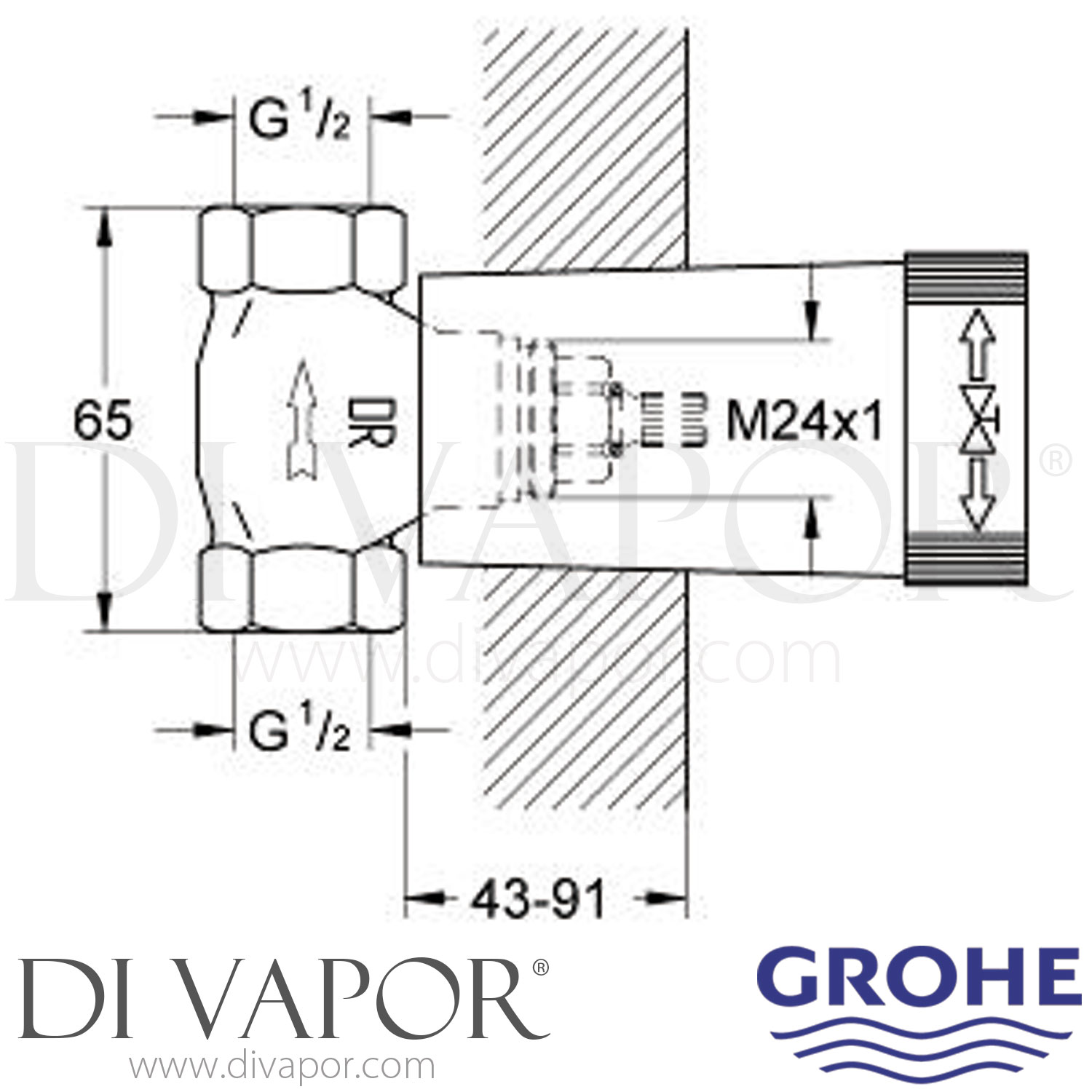 Grohe 29032000 Concealed Valve Spare Parts