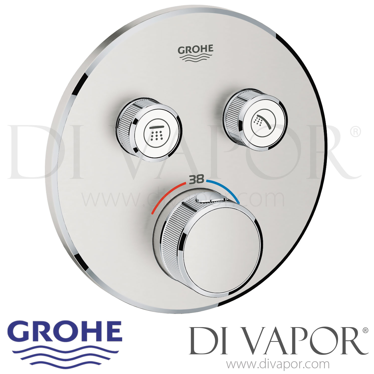 Grohe 29119DC0 Grohtherm SmartControl Thermostat for Concealed ...