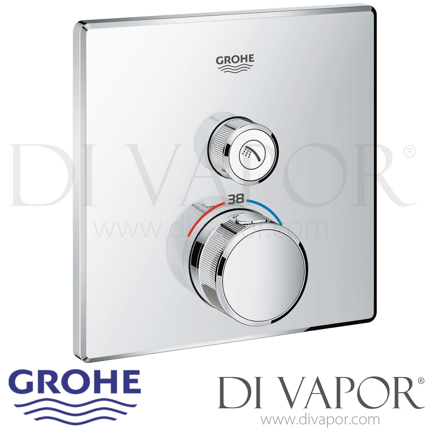 Grohe 29123000 Grohtherm SmartControl Thermostat for Concealed ...