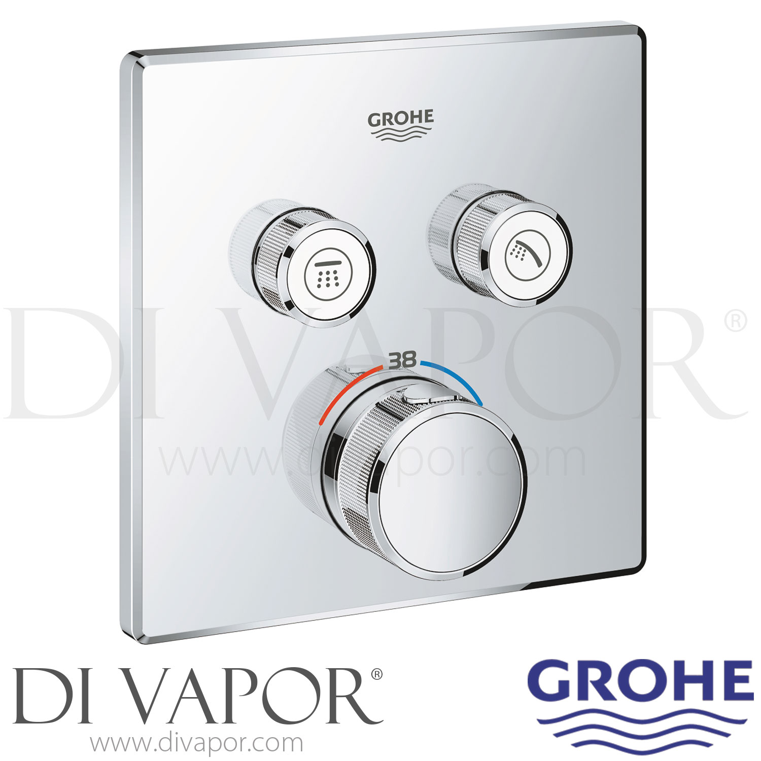 Grohe 29124000 Grohtherm SmartControl Thermostat for Concealed ...