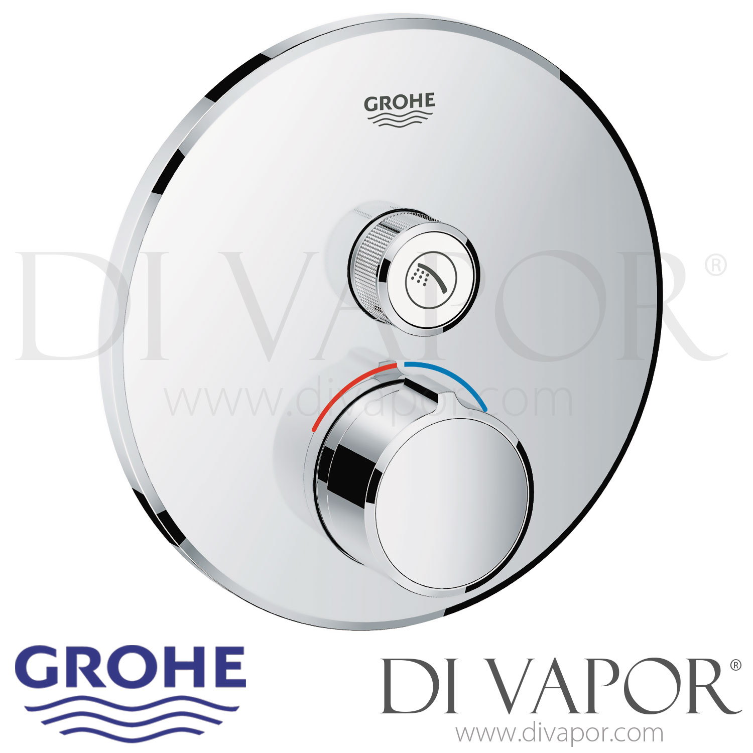 Grohe SmartControl Concealed Mixer with One Valve - 2016 to 2018 ...