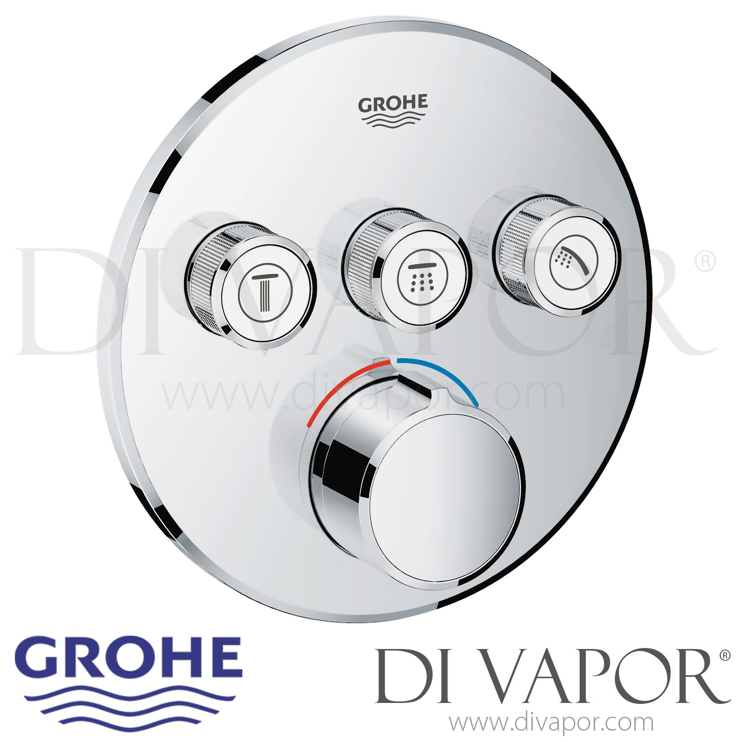 Grohe 29146000 SmartControl Concealed Mixer with 3 Valves Spare Parts