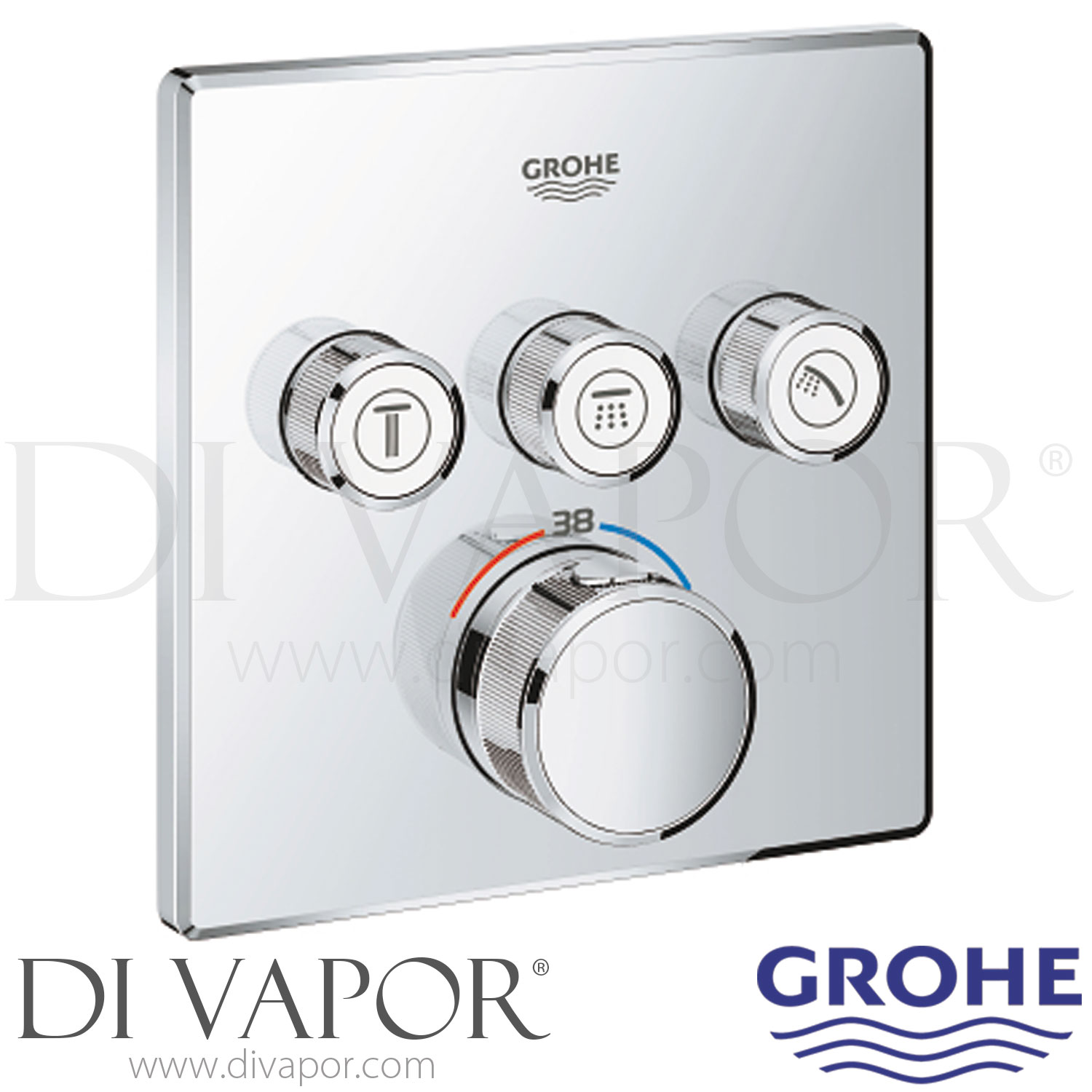 Grohe 29240000 Grohtherm SmartControl Chrome Thermostat Shower Spare Parts
