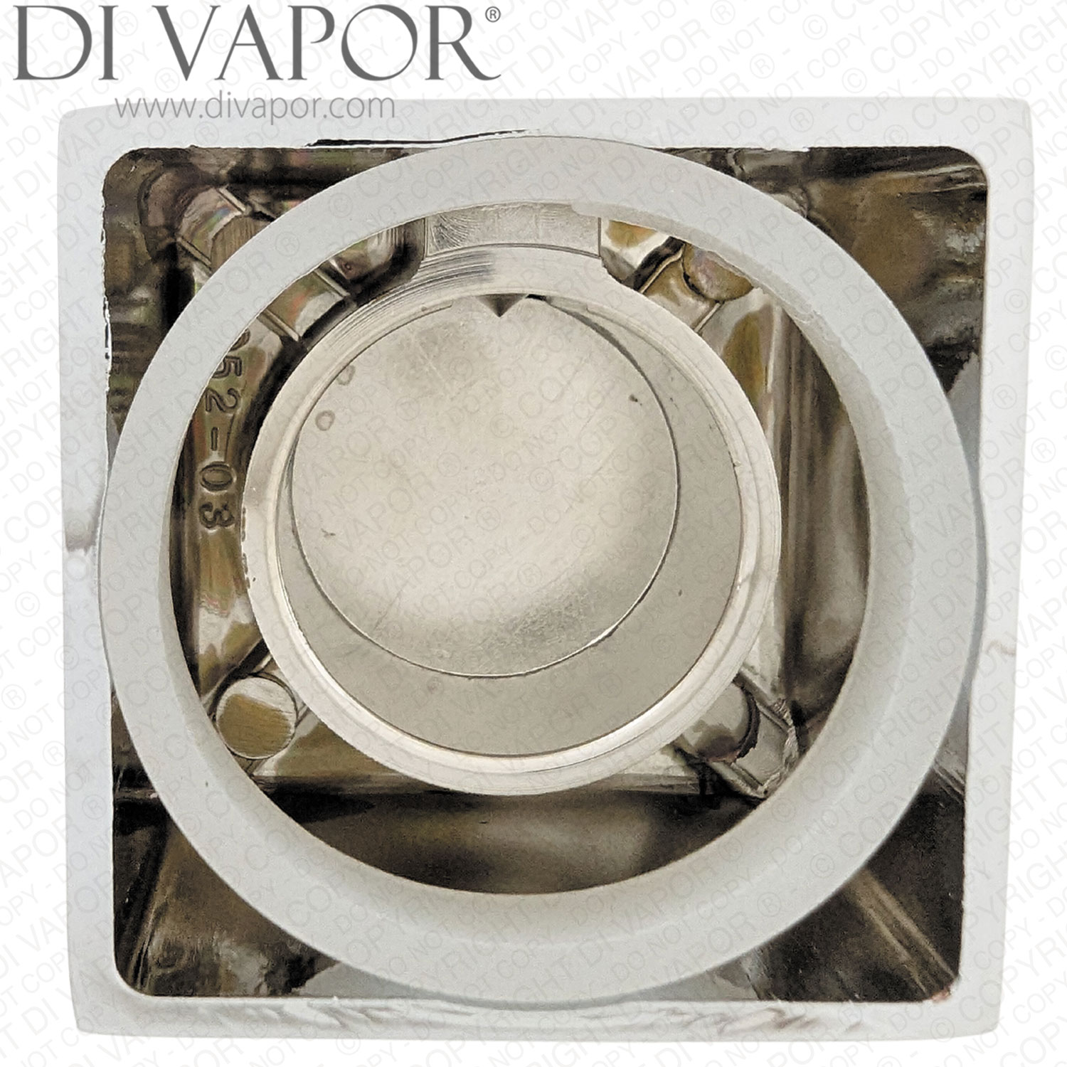 Eden Shower Valve Square 42mm x 42mm Flow Control Handle Compatible Spare