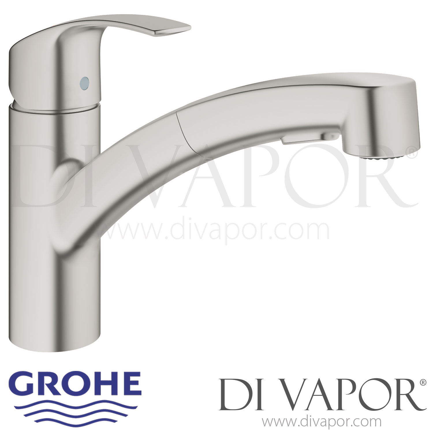 Grohe Eurosmart Single-Lever Kitchen Sink Mixer - 2015 to 2017 - Tap ...