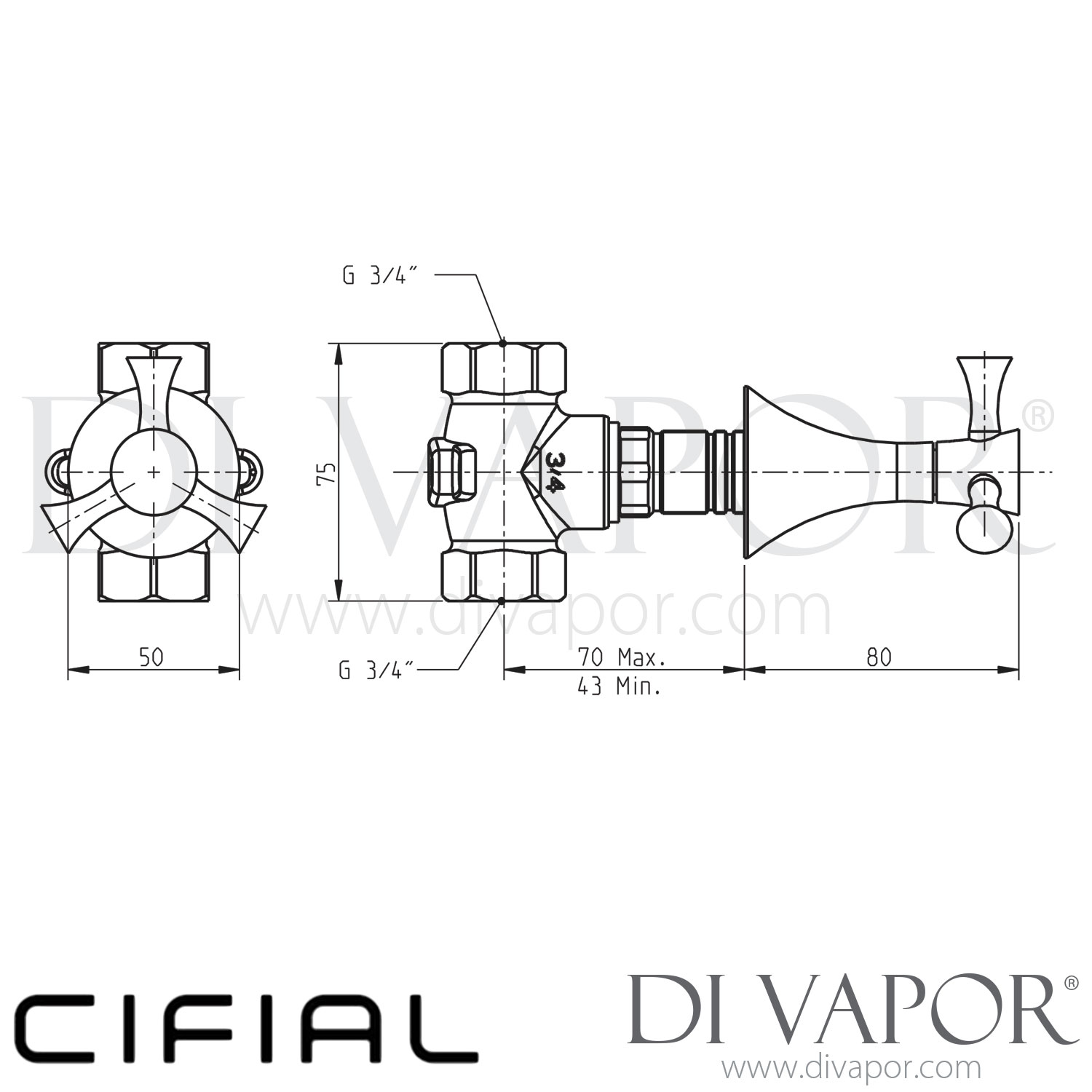 Cifial 31010MW.U Brookhaven Cross Mono Bidet Mixer Spare Parts