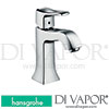 Hansgrohe 31075000 Metris Classic Single Lever Basin Mixer 100 with Pop ...