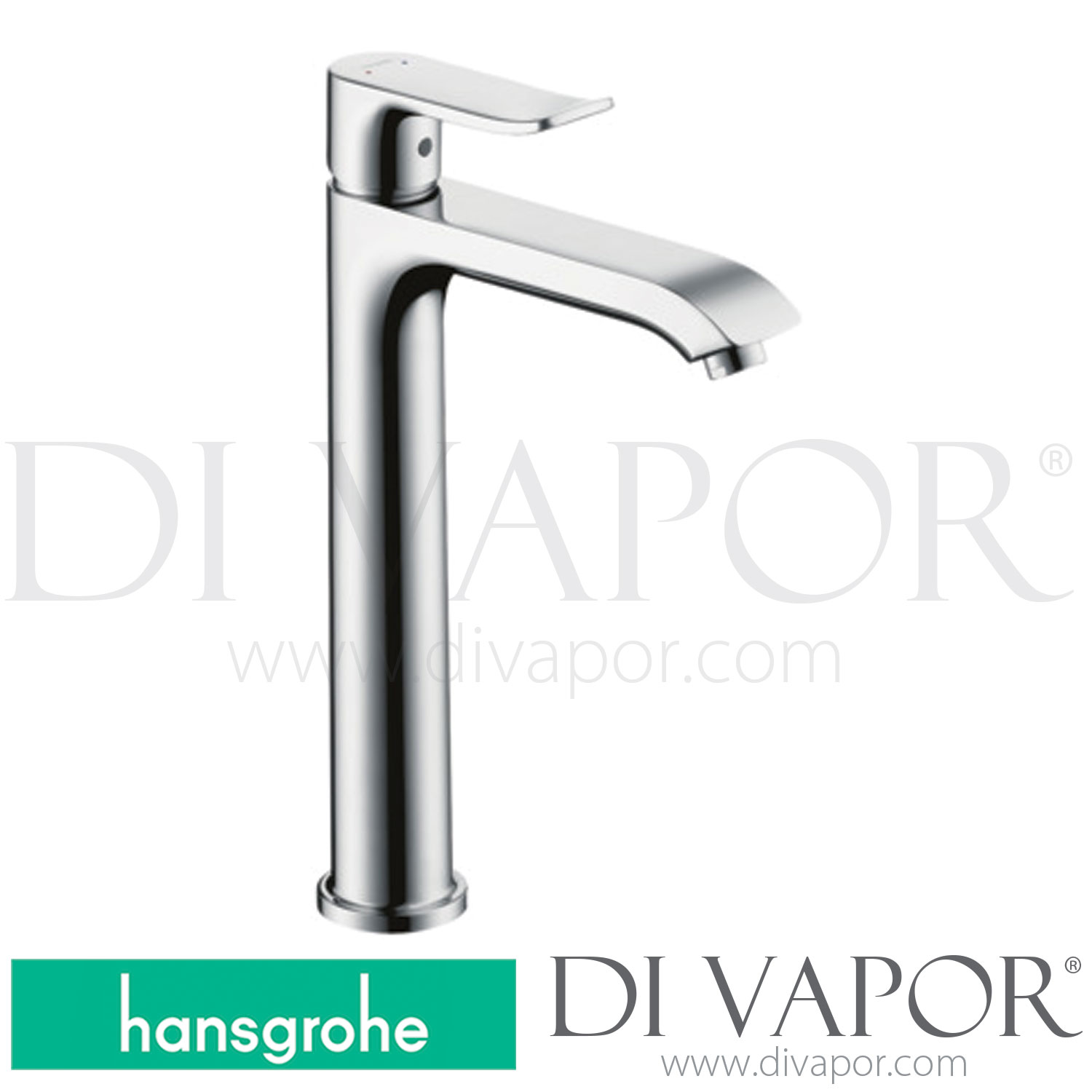 Hansgrohe 31183000 Metris Single Lever Basin Mixer 200 with Pop-Up ...