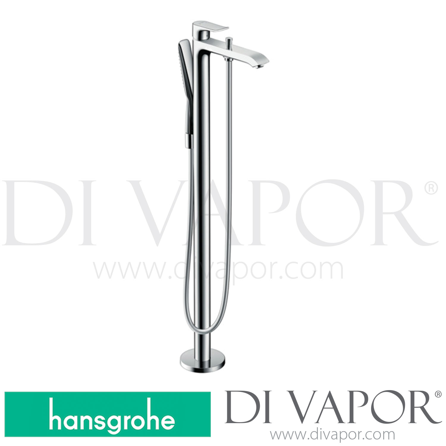 Hansgrohe 31414009 Metris Single Lever Bath Mixer Floor-Standing 2 ...