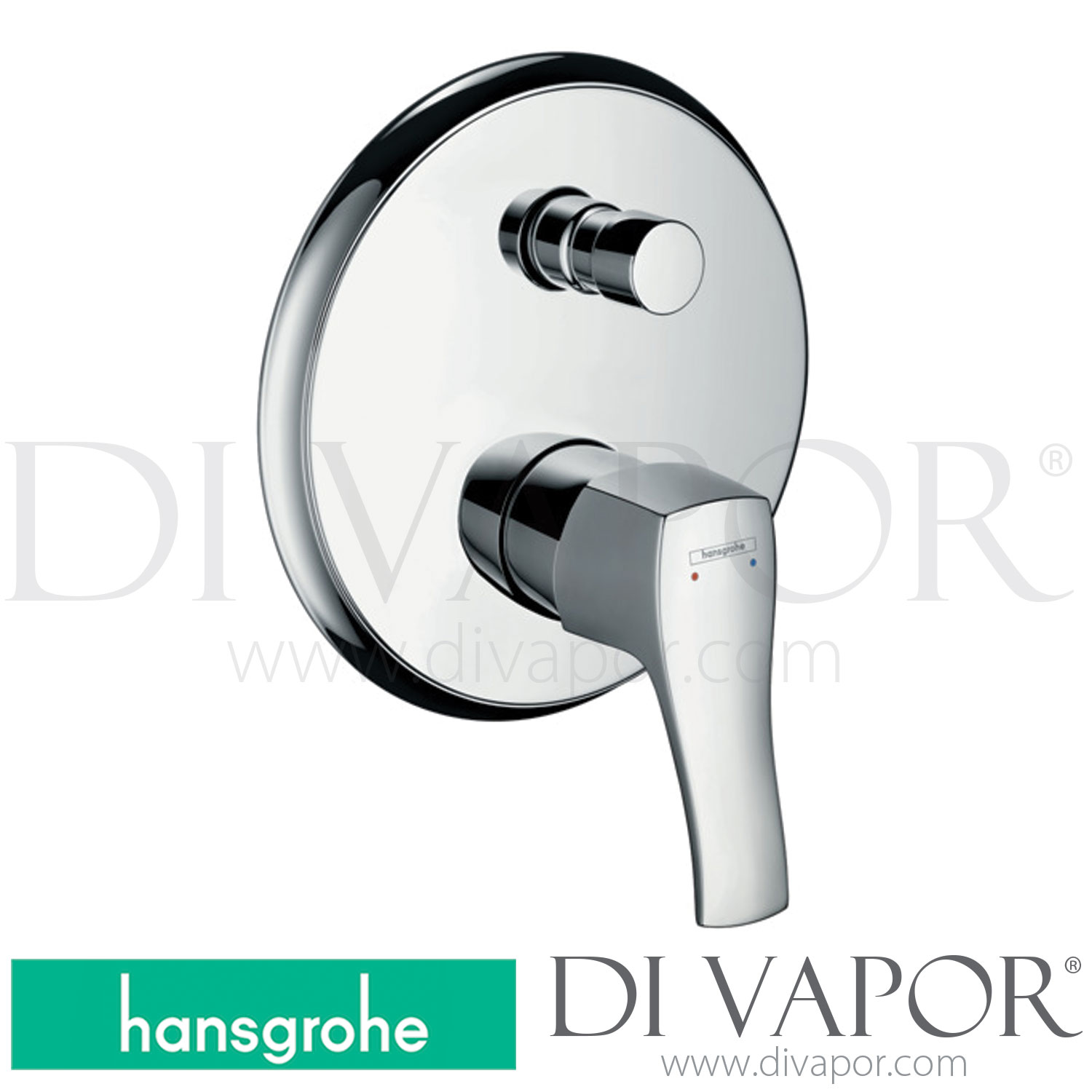 Hansgrohe 31485000 Metris Classic Single Lever Bath Mixer for Concealed ...