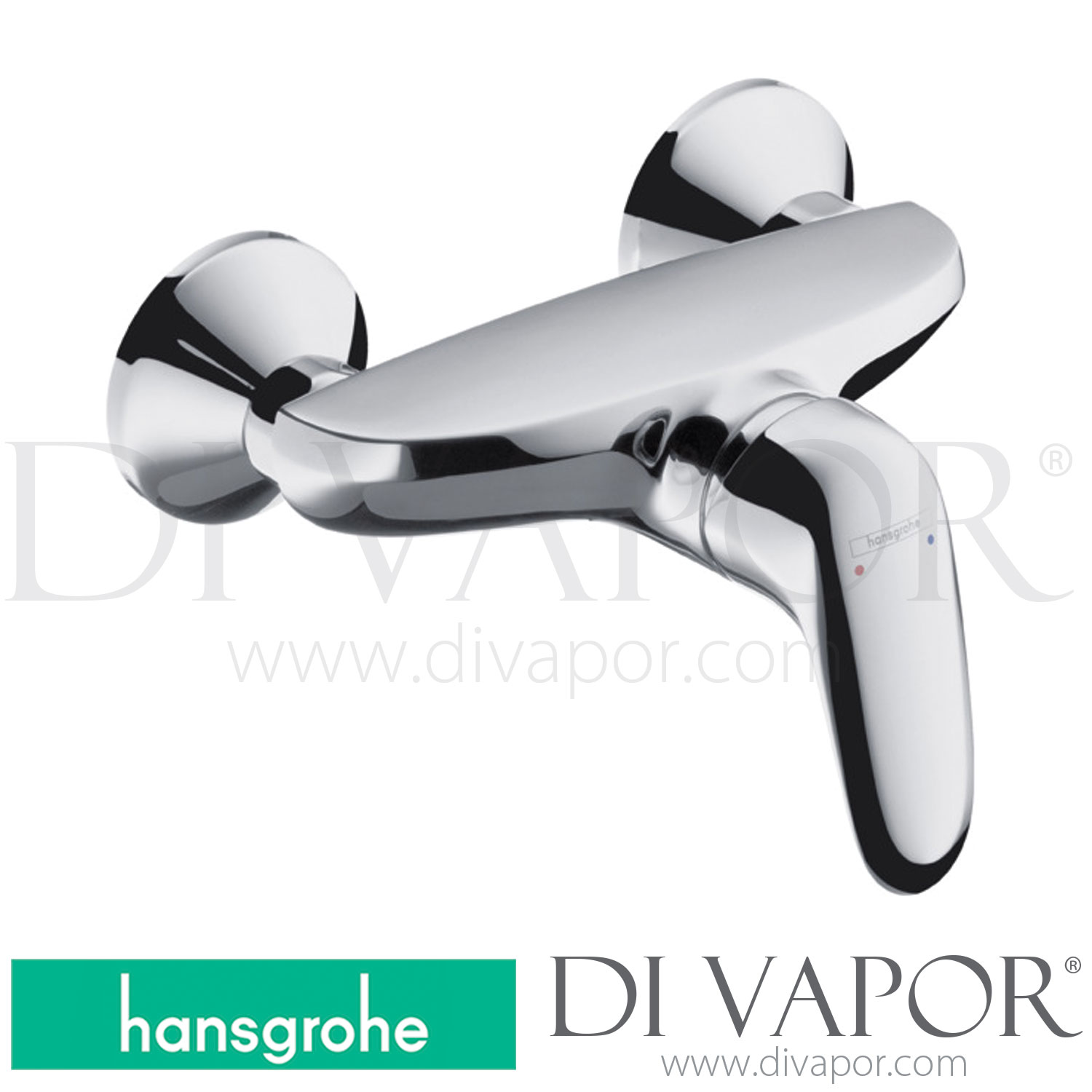 Hansgrohe 31670000 Metris E Single Lever Shower Mixer for Exposed ...