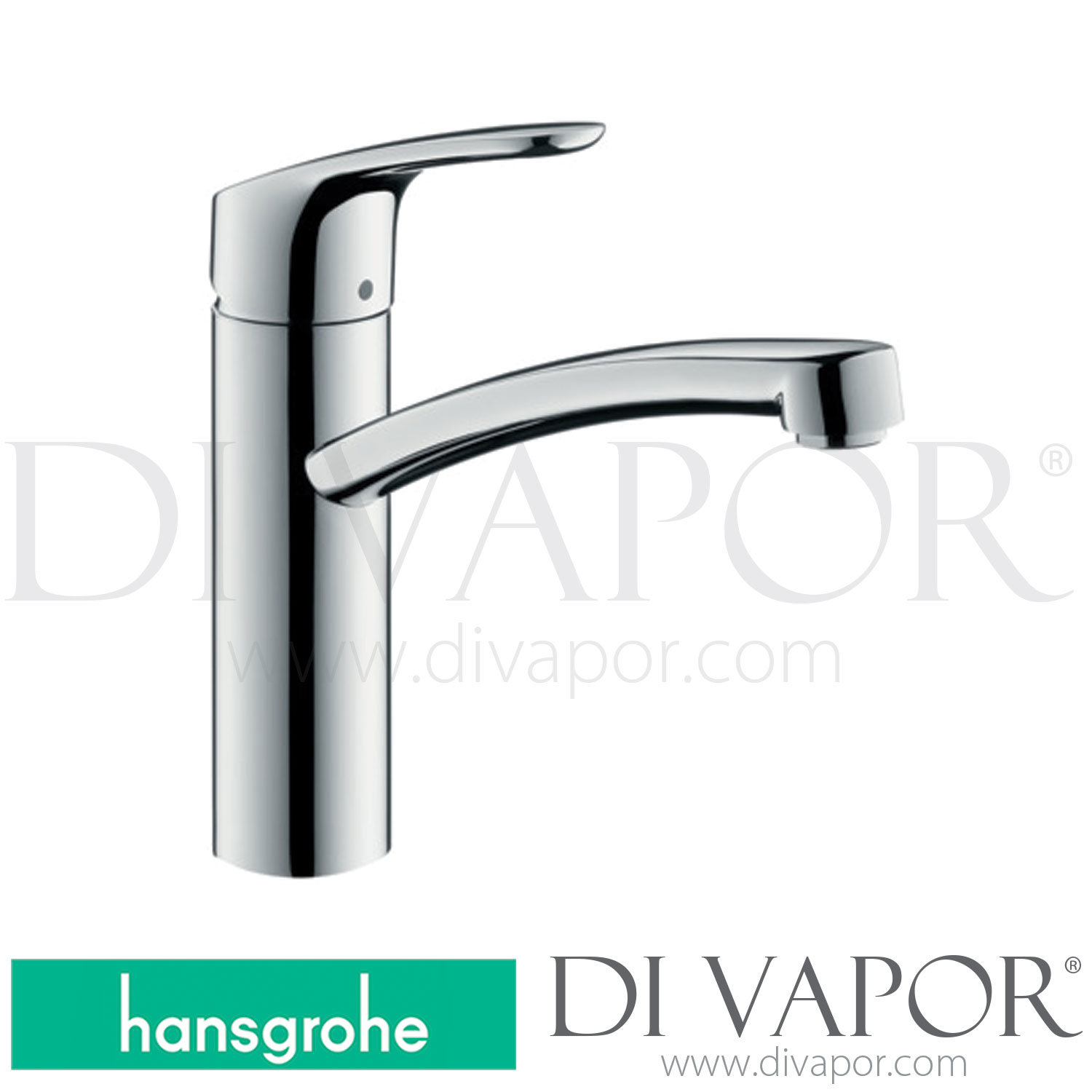 Hansgrohe 31806000 Focus M41 Single Lever Kitchen Mixer 160, 1Jet Spare ...