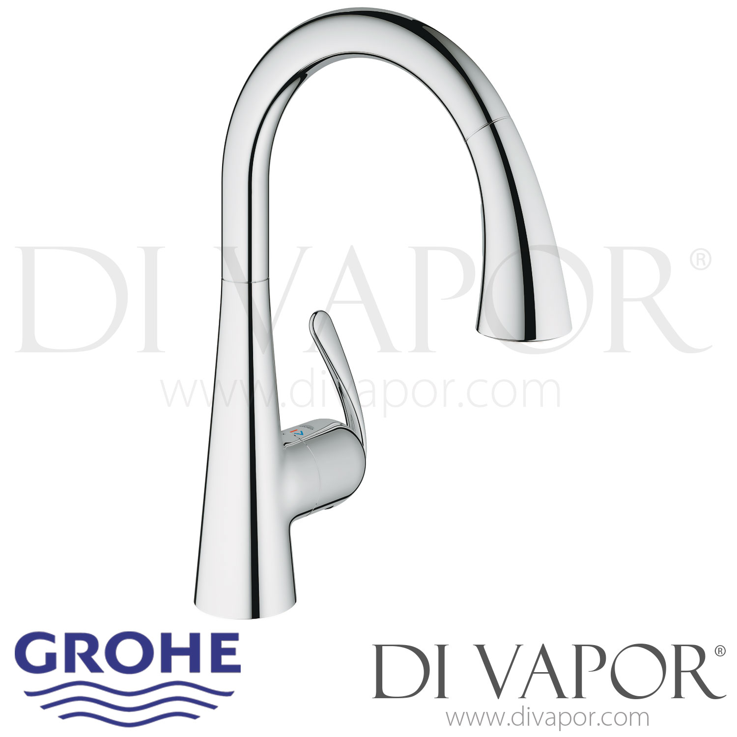Grohe 32294001 Zedra Single-Lever Sink Mixer (1/2 Inch) Spare Parts