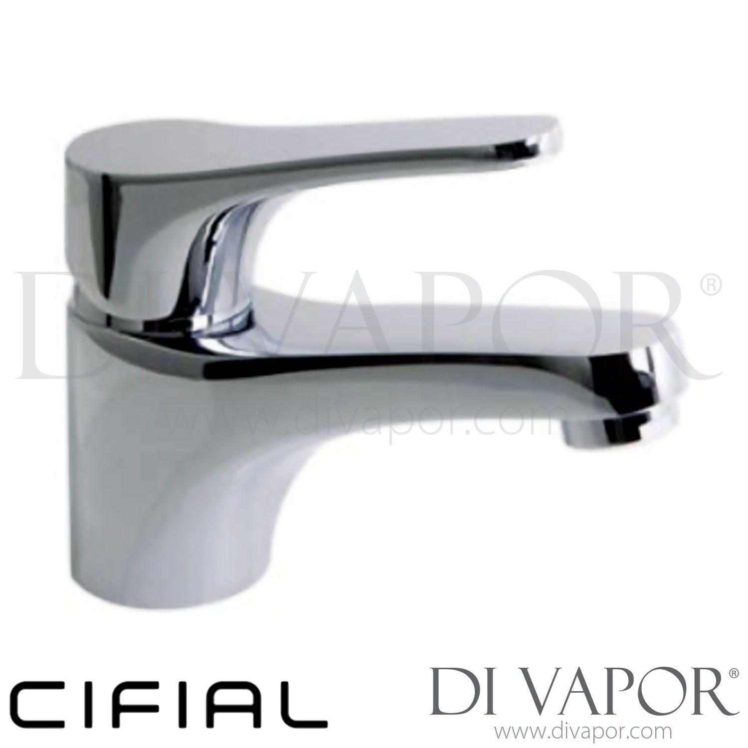 Cifial 32401OT-625 Optimal Single Lever Washbasin Tap without Click ...