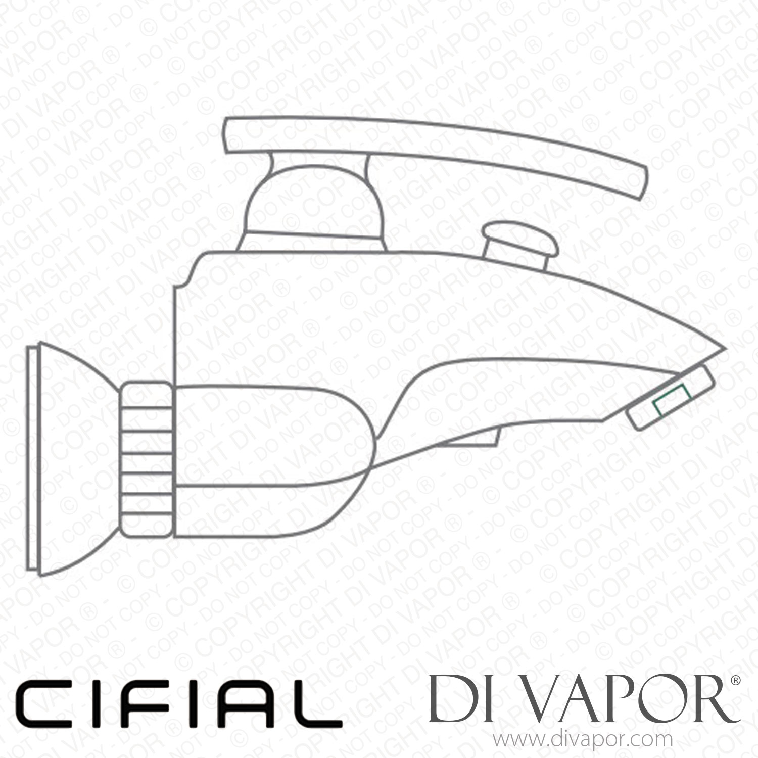 Cifial 32426BL Berlin Color Wall Mounted Bath Shower Mixer Spare Parts