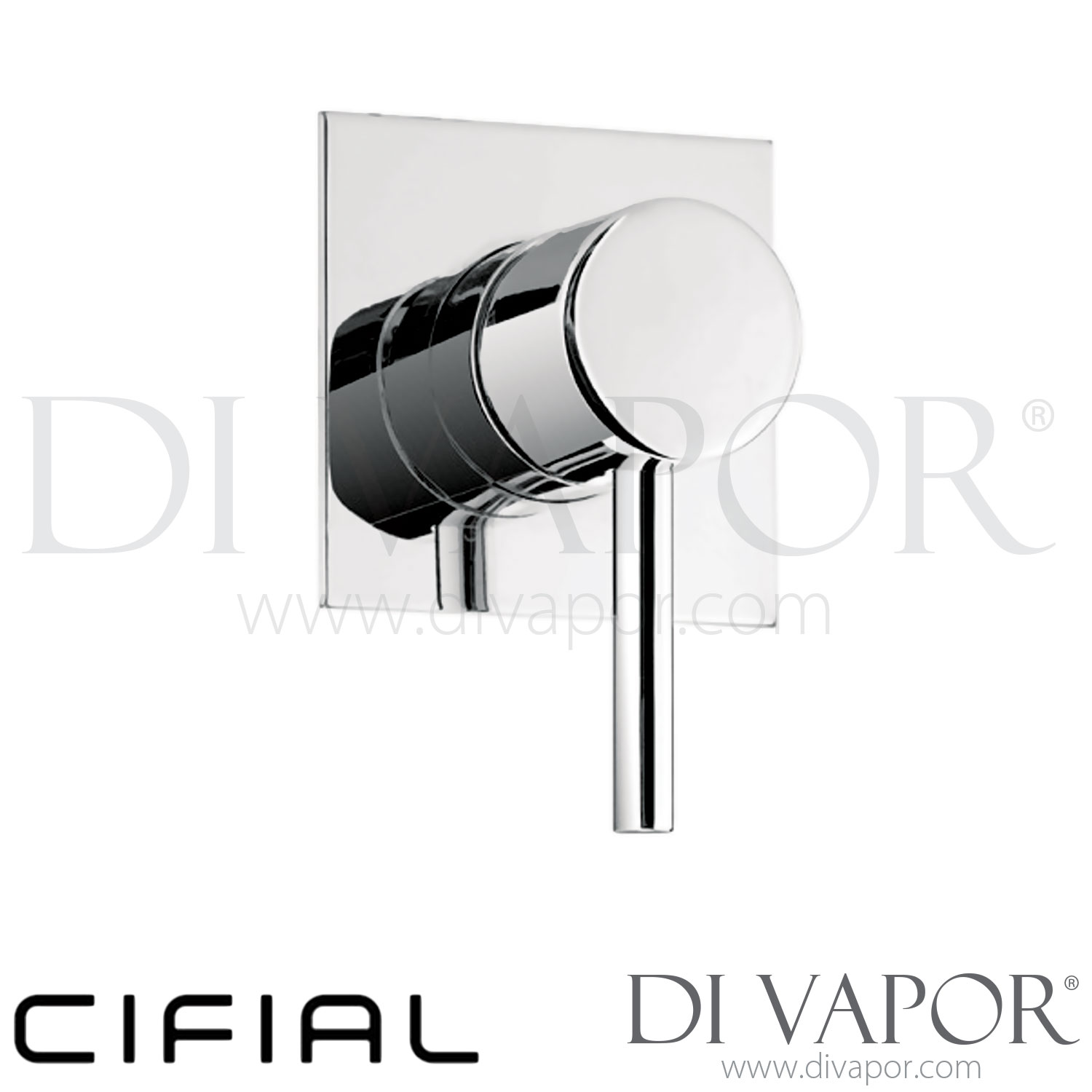 Cifial 32431MI Technovation 465 Mini Round | Black Concealed Manual ...