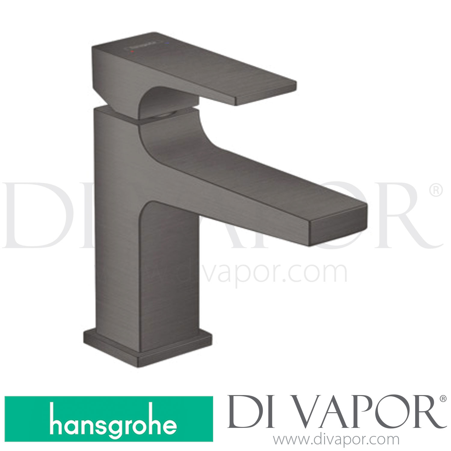 Hansgrohe 32500340 Metropol Single Lever Basin Mixer 100 with Lever ...