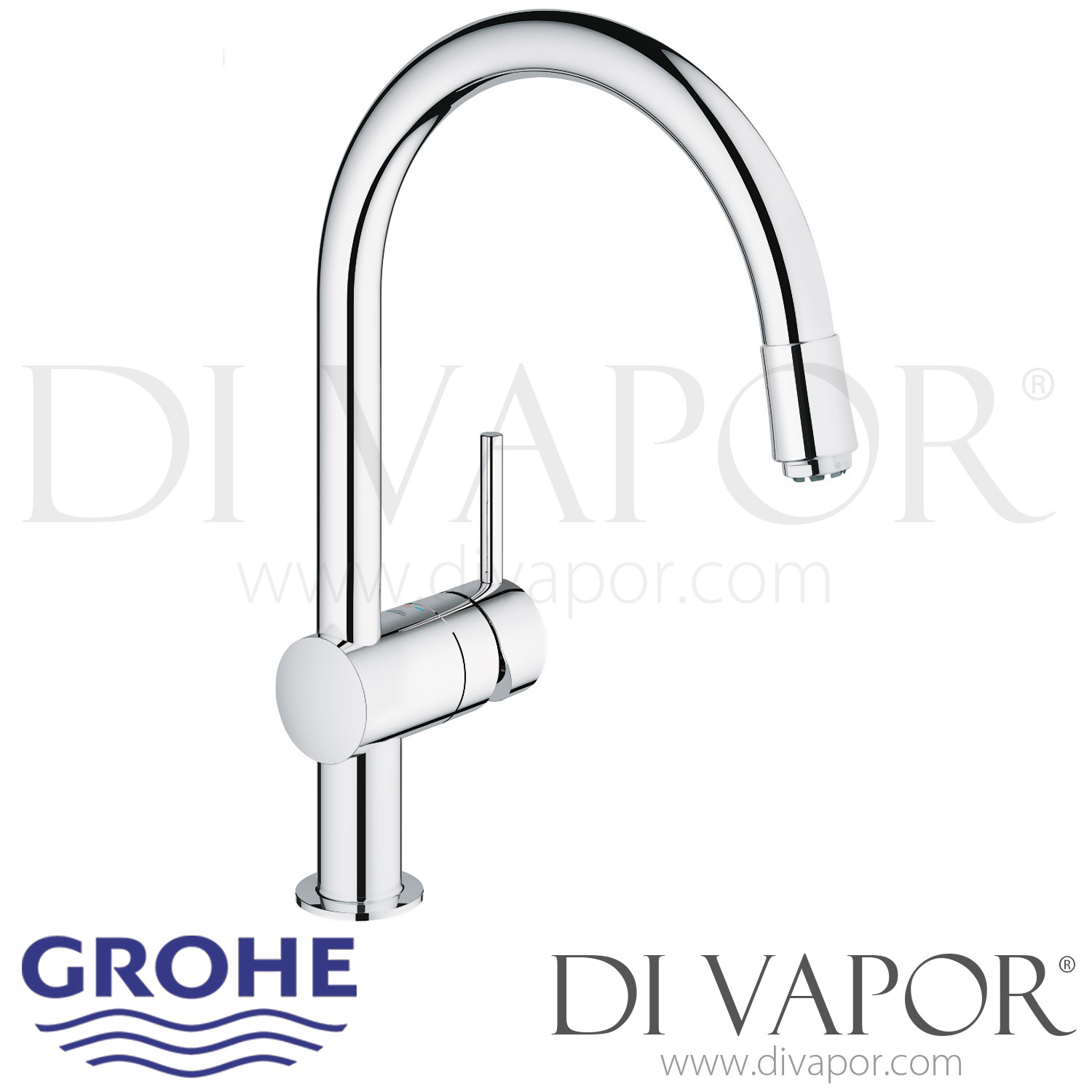 Grohe Minta Single-Lever Sink Mixer (1/2 Inch) - 2005 to 2016 - Spare ...