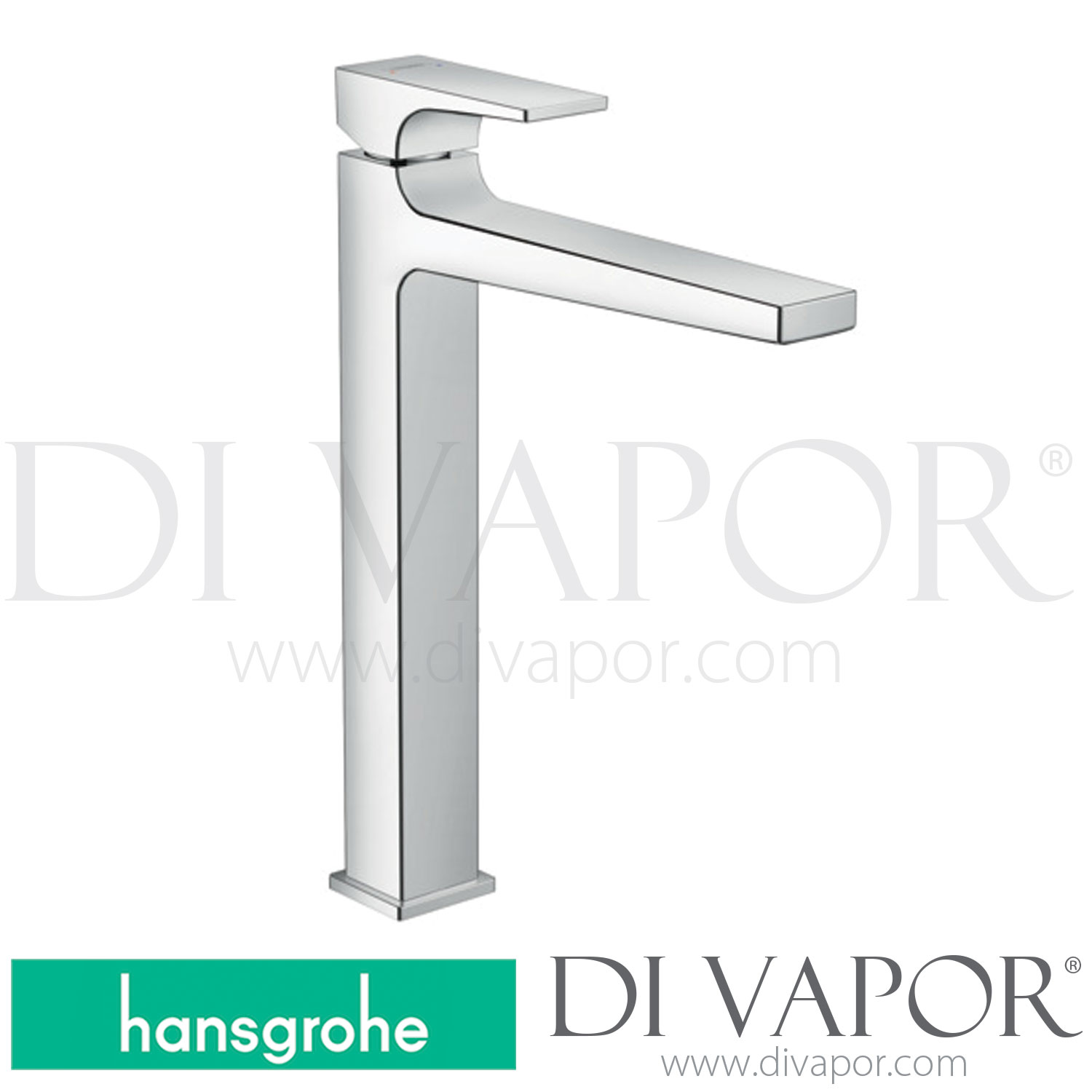 Hansgrohe 32512007 Metropol Single Lever Basin Mixer 260 with Lever ...