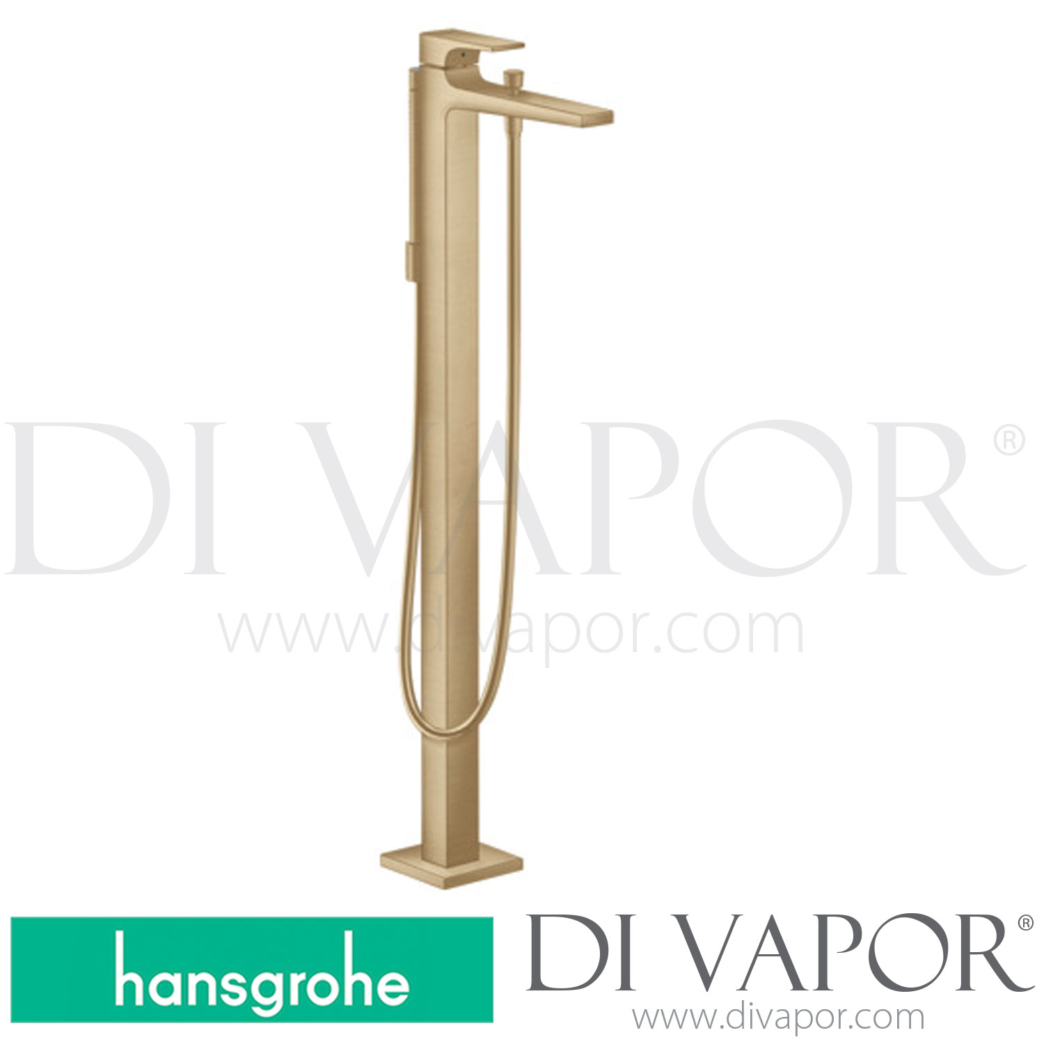 Hansgrohe 32532147 Metropol Single Lever Bath Mixer Floor-Standing with ...