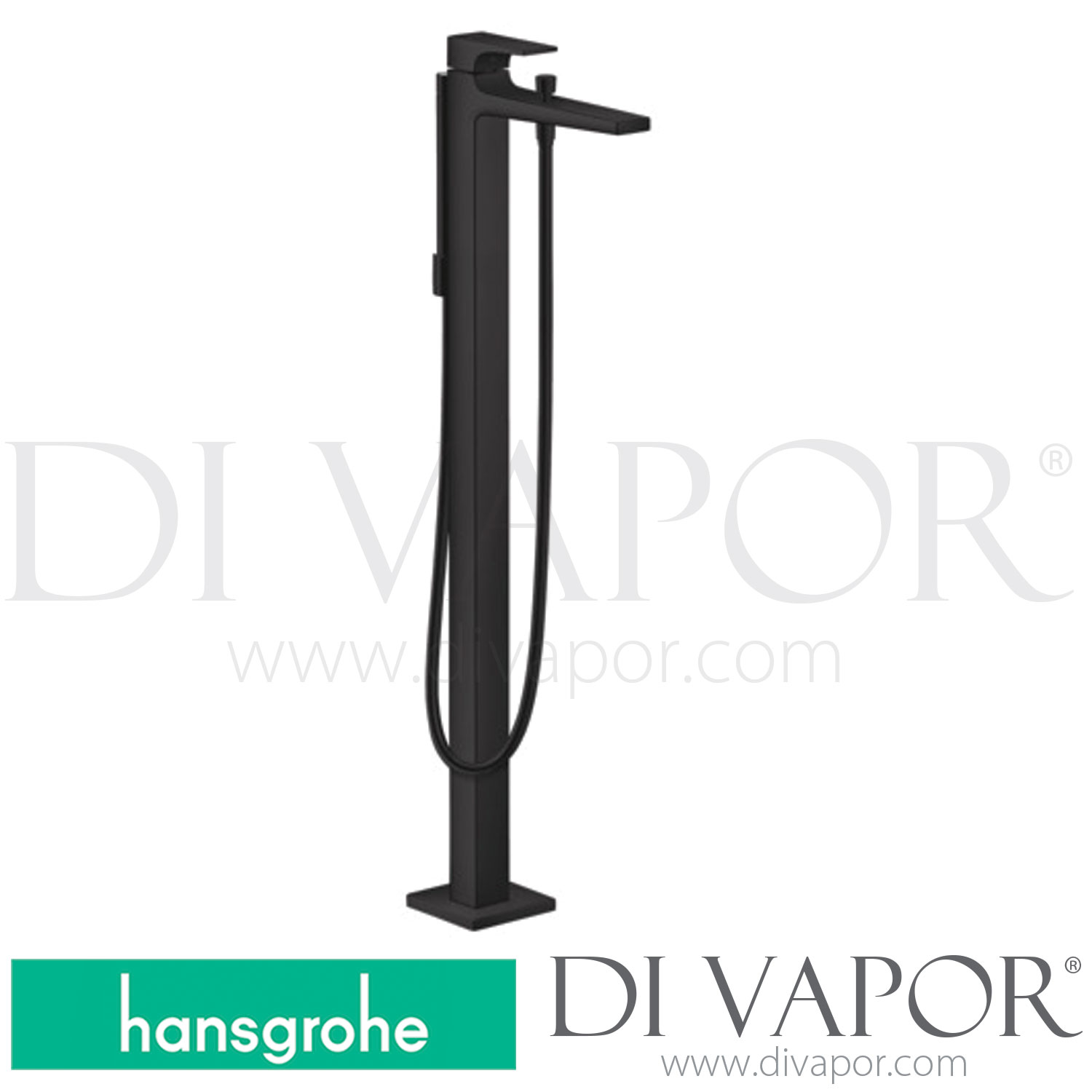 Hansgrohe 32532677 Metropol Single Lever Bath Mixer Floor-Standing with ...