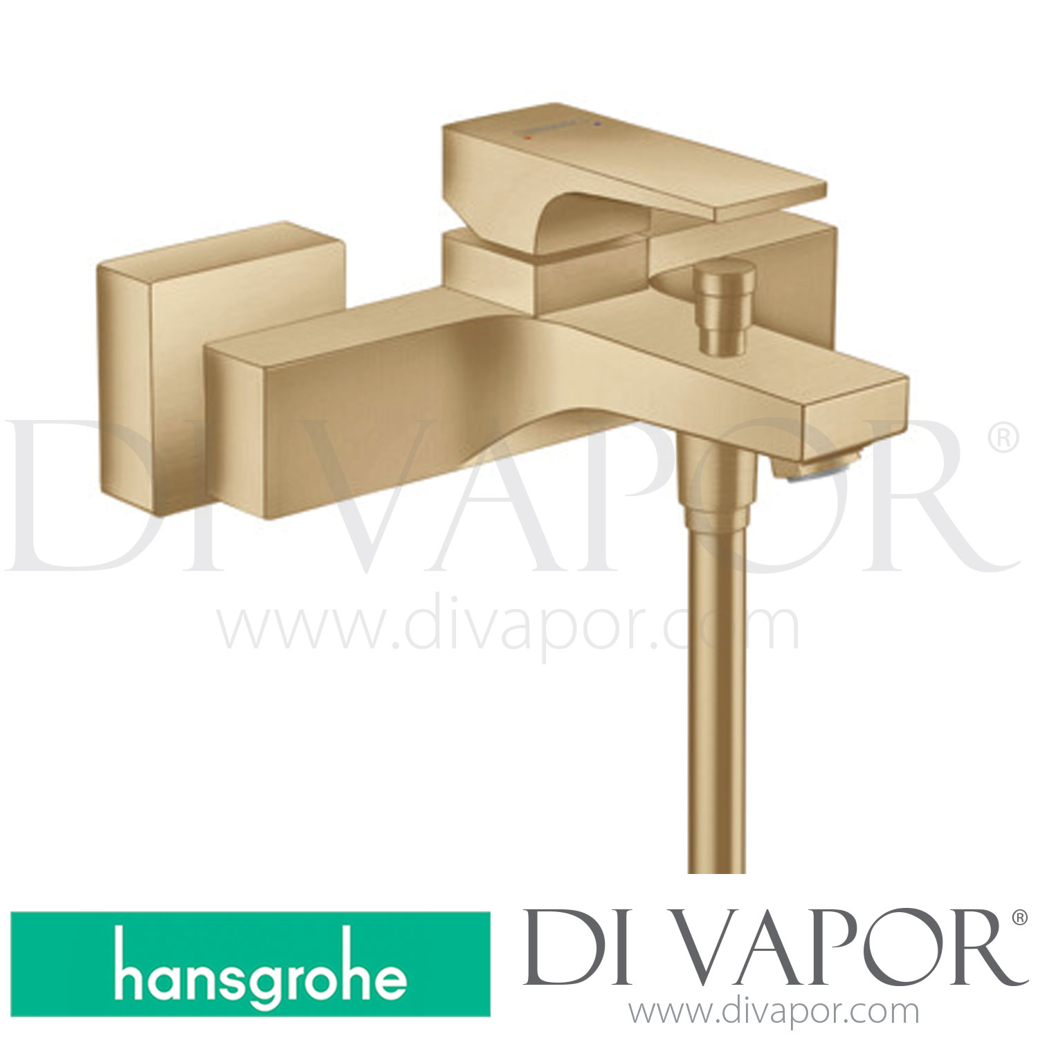 Hansgrohe 32540140 Metropol Single Lever Bath Mixer for Exposed ...