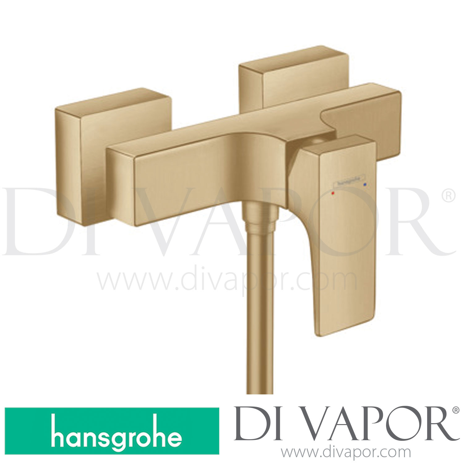 Hansgrohe 32560140 Metropol Single Lever Shower Mixer for Exposed ...