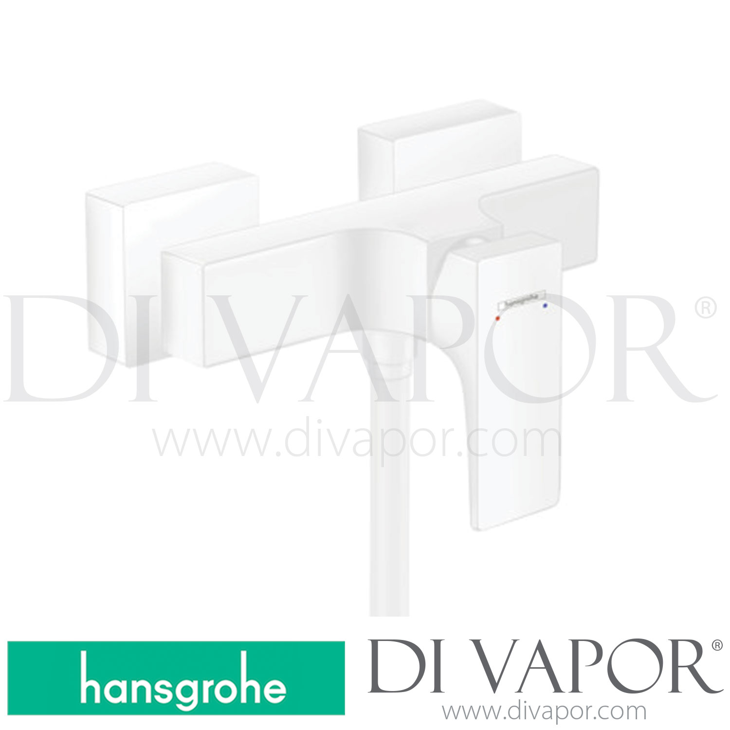 Hansgrohe 32560700 Metropol Single Lever Shower Mixer for Exposed ...