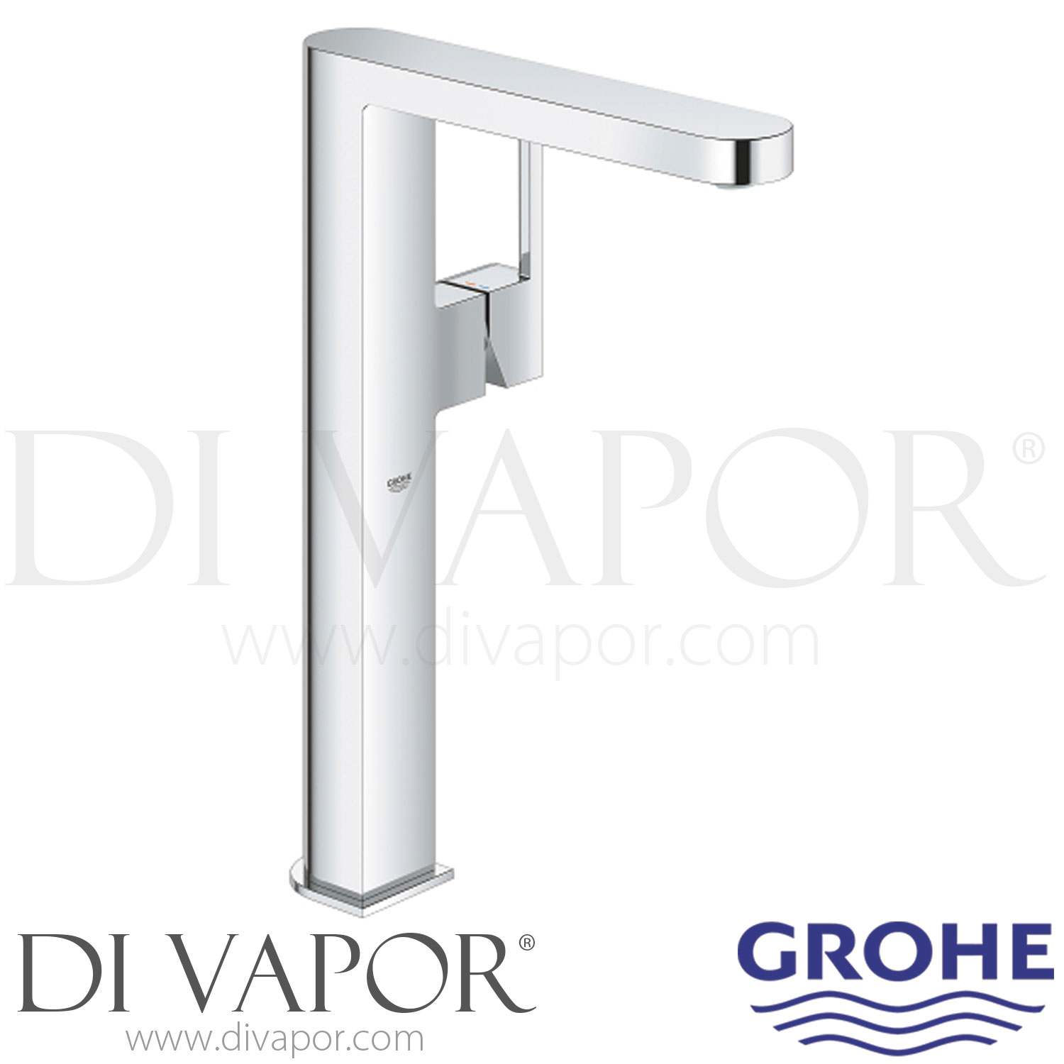 Grohe 32618003 Grohe Plus Single-Lever Basin Mixer (1/2 Inch) XL-Size ...