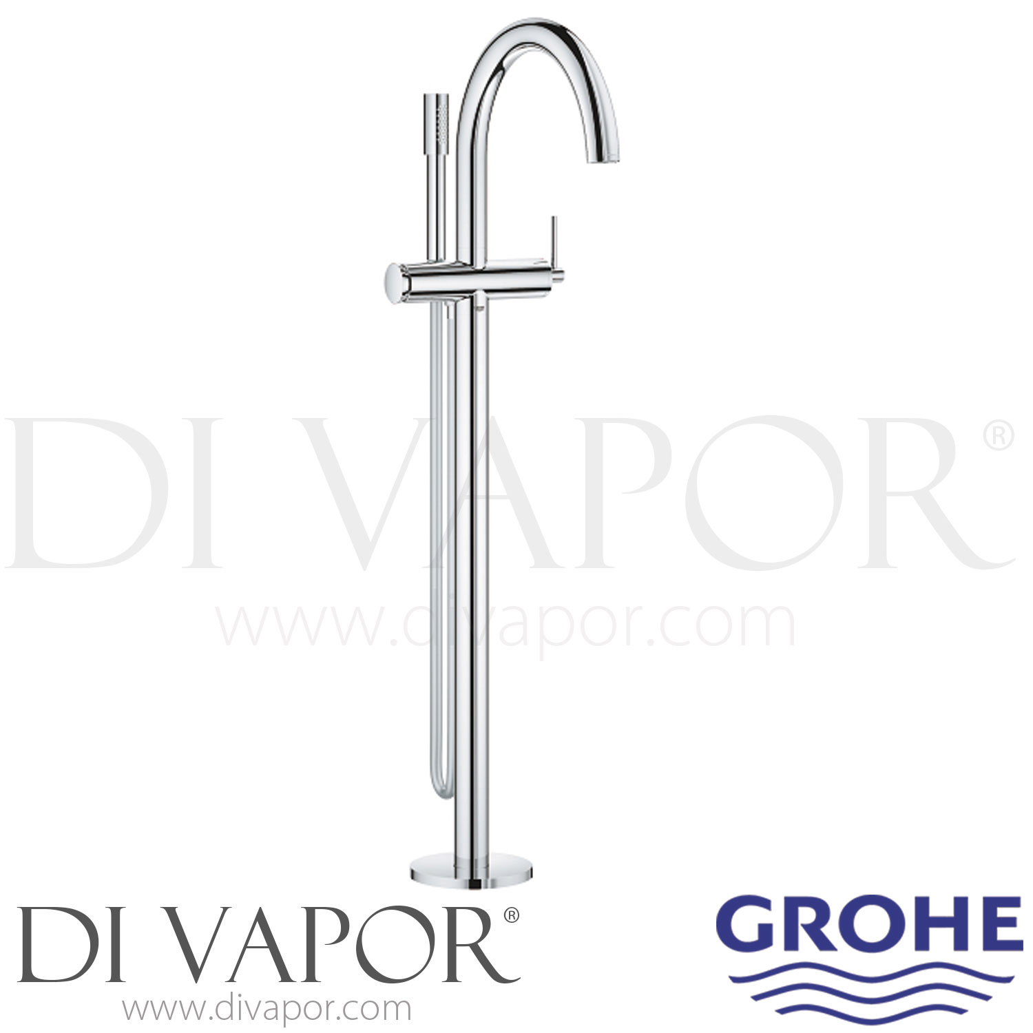 Grohe Atrio Floor Mounted Single Lever Bath Mixer - 01/18 - Spare Parts ...