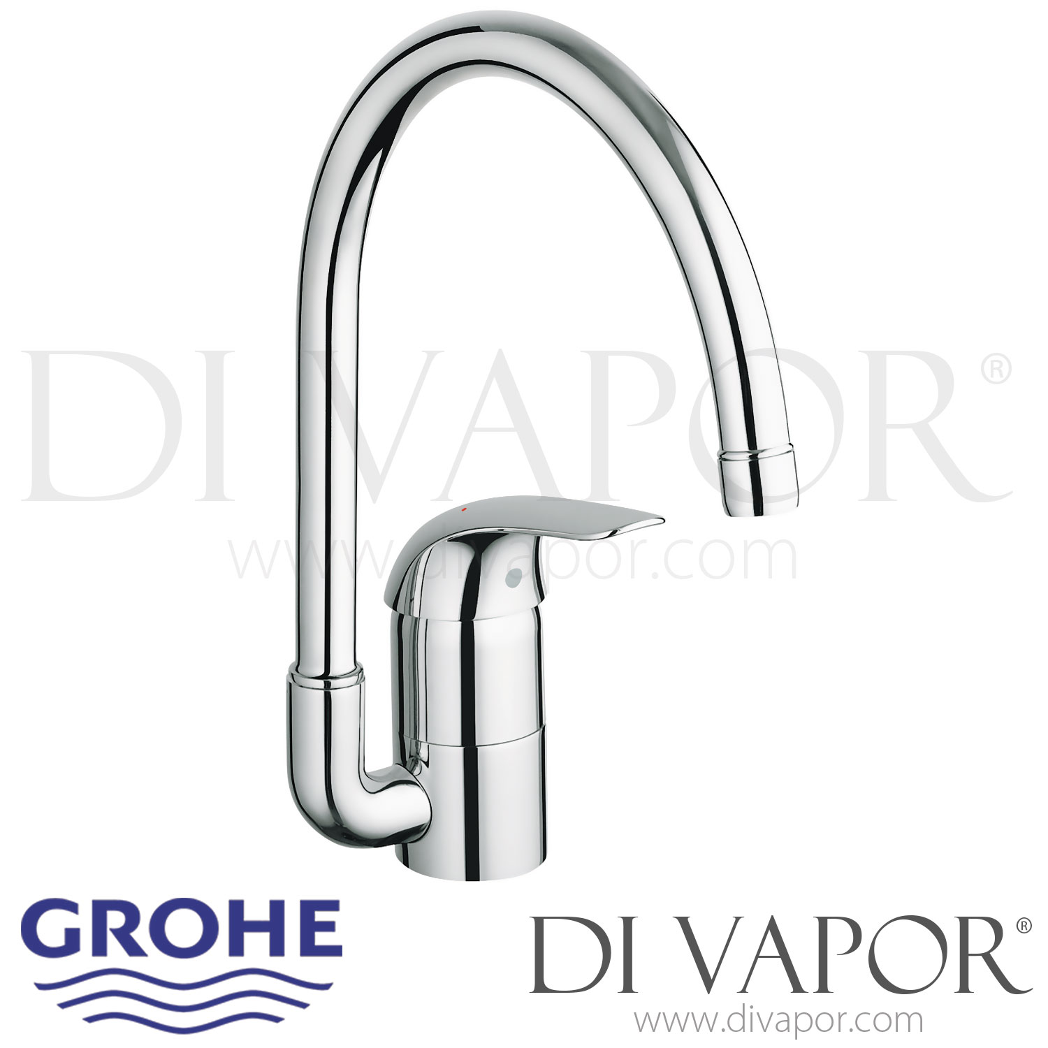 Grohe 32752000 Euroeco Single-Lever Sink Mixer (1/2 Inch) Tap Spare Parts
