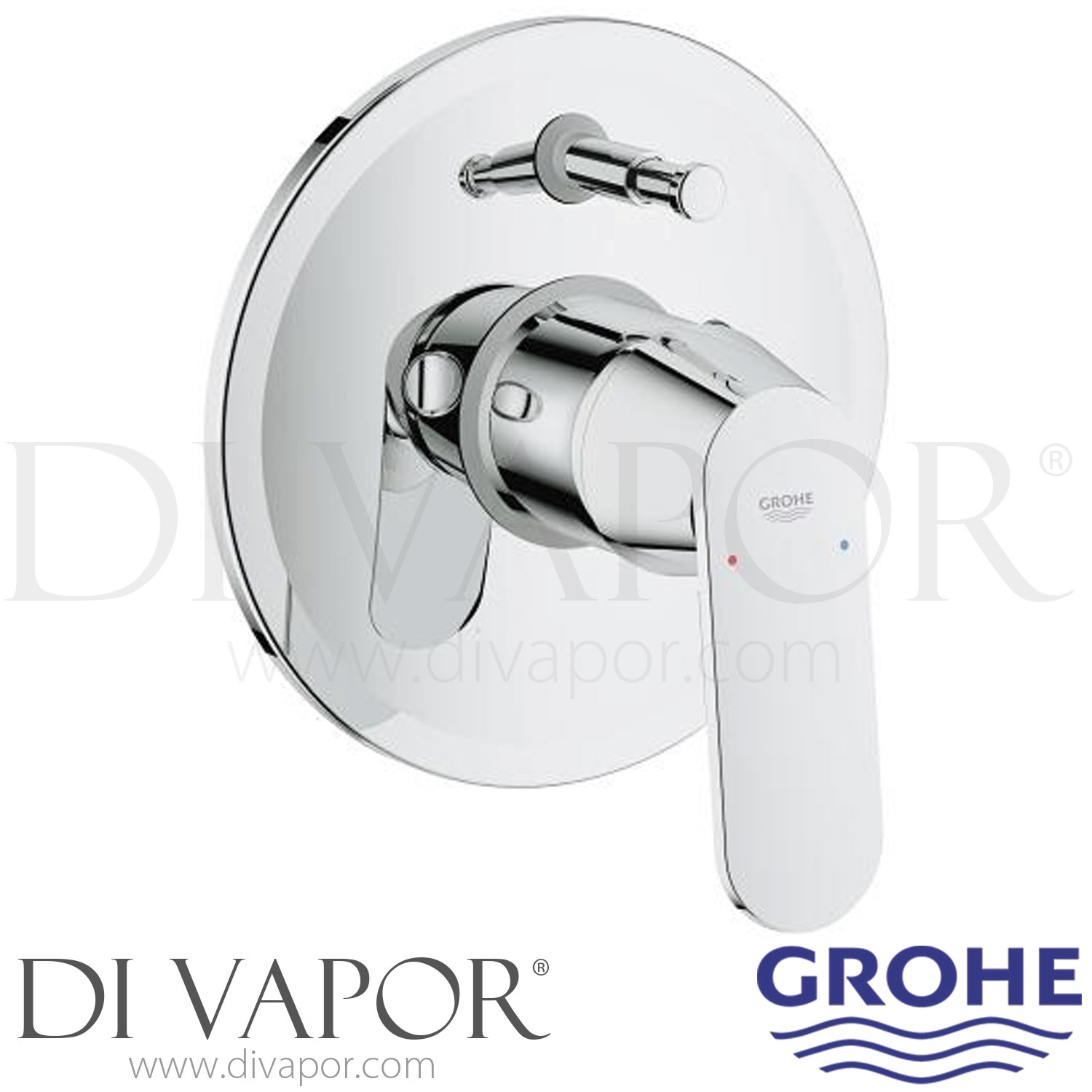 Grohe 32879000 Eurosmart Cosmopolitan Single-Lever Bath Mixer (1/2 Inch ...