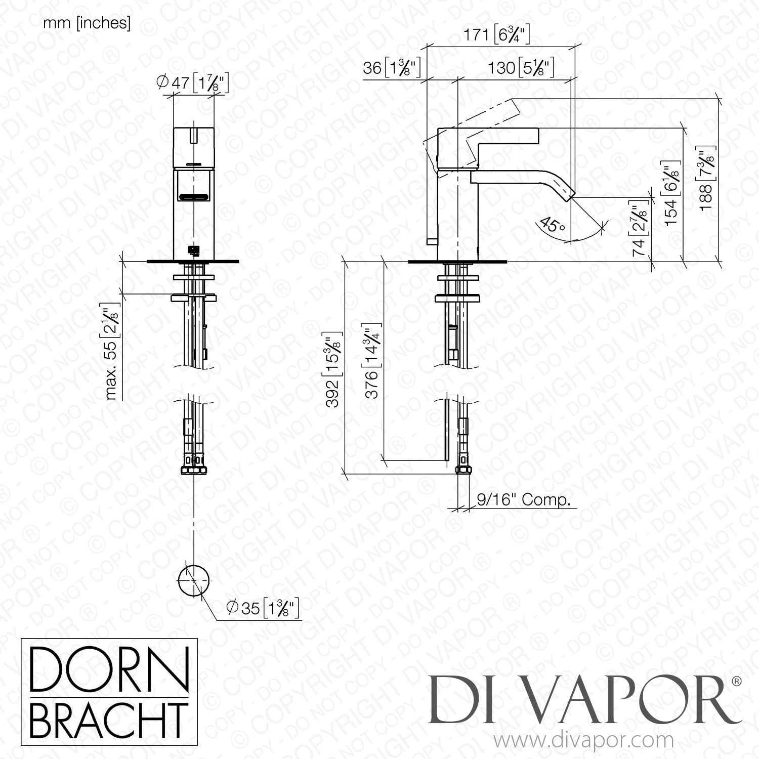 Dornbracht Single Lever Tap Mixer with Drain 33500670 000010 Spare Parts