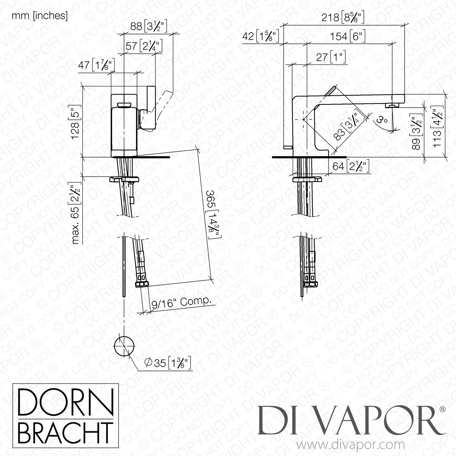 Dornbracht Single Lever Tap Mixer with Drain 33500710 000010 Spare Parts