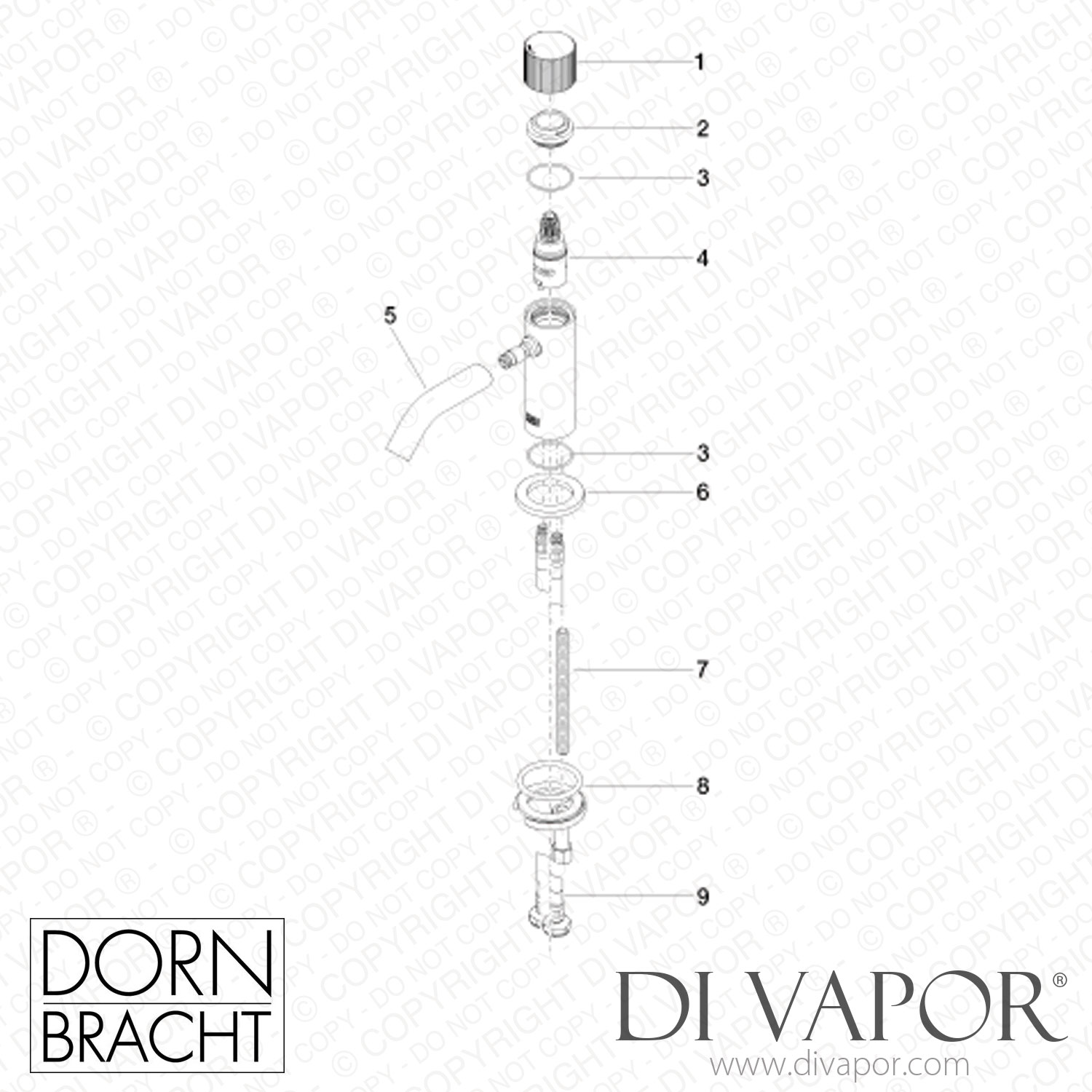 Dornbracht Meta Meta Pure Single-Lever Basin Mixer without Pop-Up Waste ...