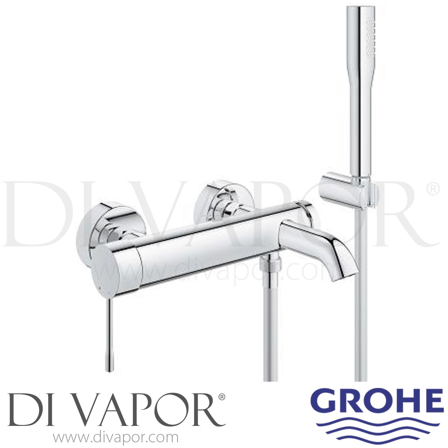 Grohe 33628001 Essence Single-Lever Bath Shower Mixer Spare Parts