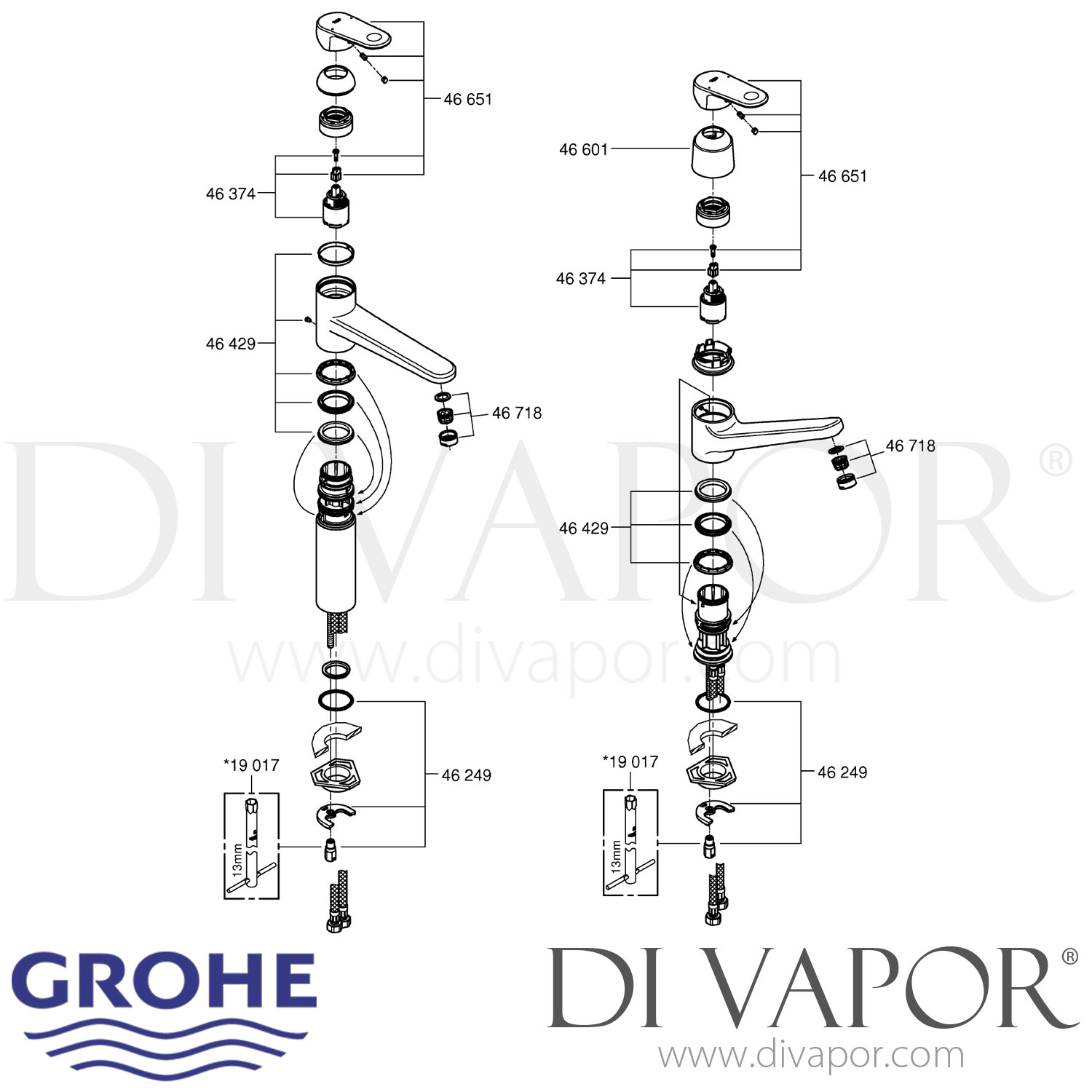 Grohe Europlus?Single-Lever Sink Mixer (1/2 Inch) - 2012 to 2013 ...
