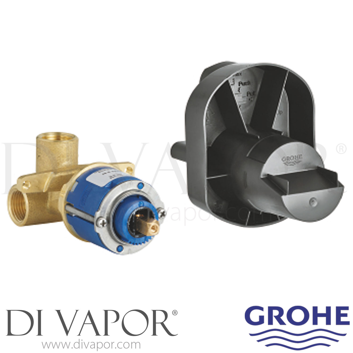 Grohe 33964000 Single-Lever Mixer (1/2 Inch) Concealed Body Spare Parts