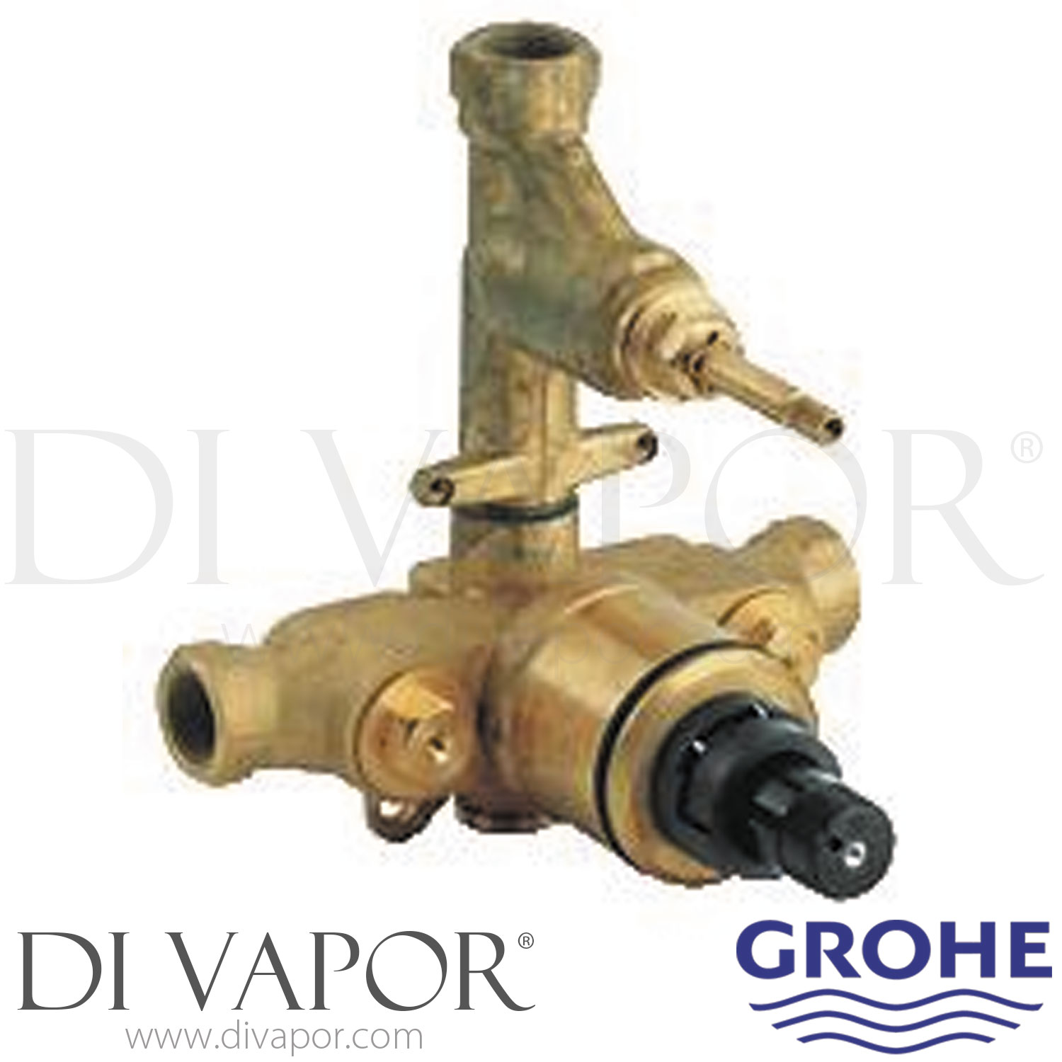 Grohe 34100 | 34100000 Concealed Body for THM Thermostat Shower Mixer ...