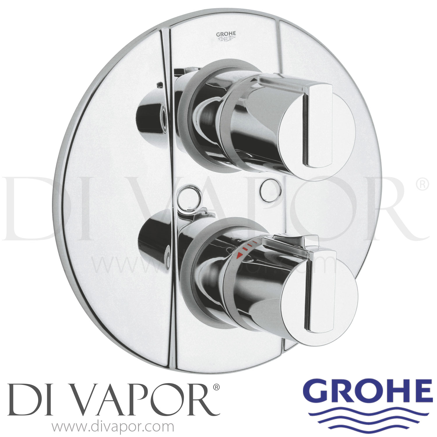 Grohe 34235000 Grohtherm 2000 Thermostatic Shower Mixer (3/4 Inch ...