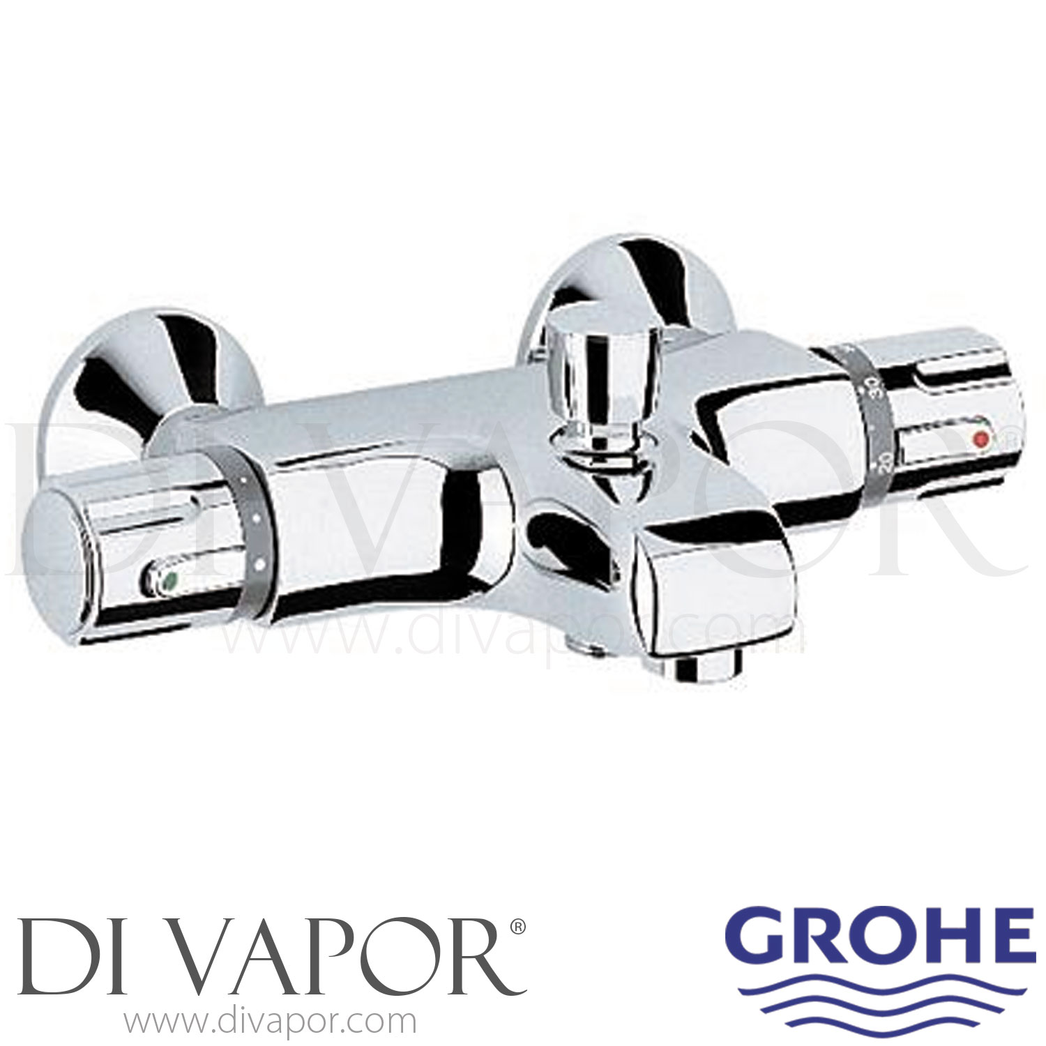 Grohe 34357000 Automatic 2000 Thermostatic Bath Mixer Spare Parts