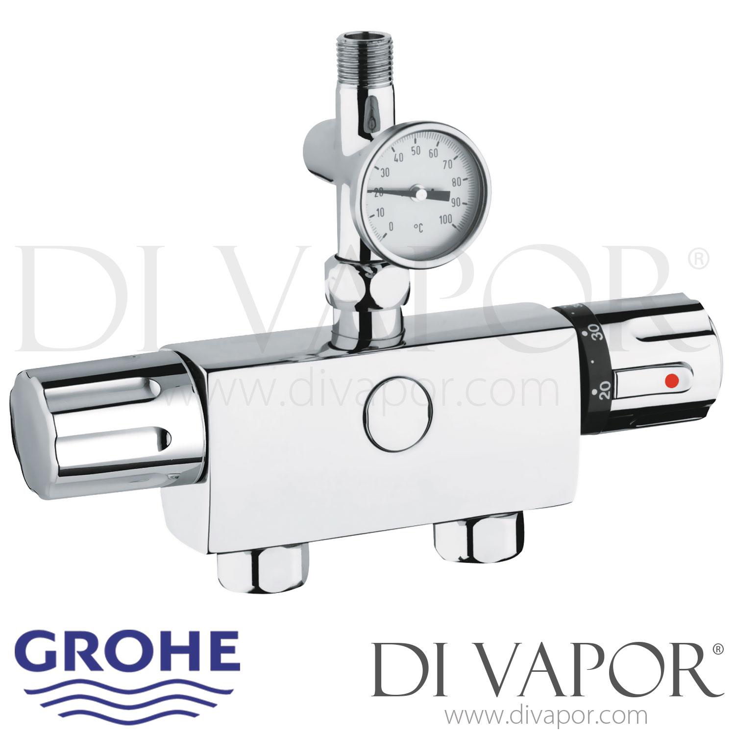 Grohe 34364000 Automatic 2000 Compact Thermostatic Mixer Spare Parts