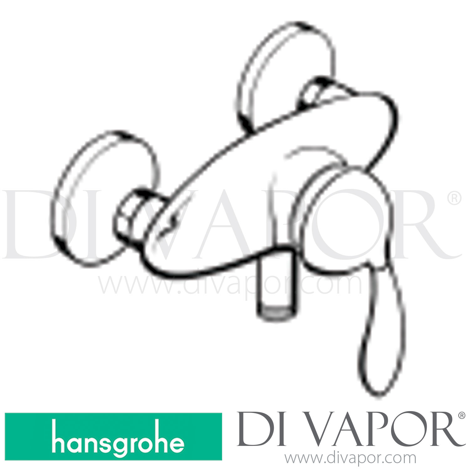 Hansgrohe 34400530 AXOR Azzur Single Lever Bath/Shower Mixer G ? 11/97 ...